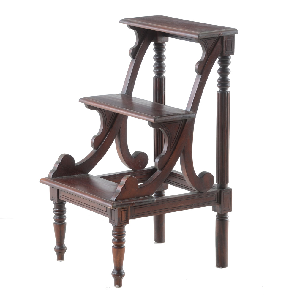 Set Regency Style Library Steps | EBTH