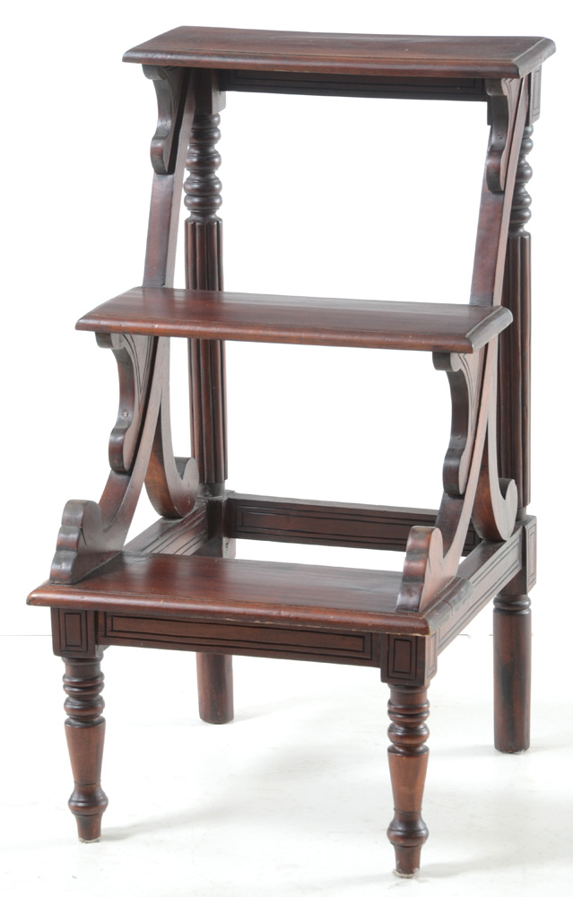 Set Regency Style Library Steps | EBTH