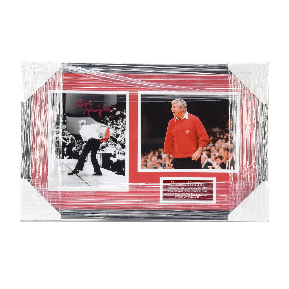 Bobby Knight Signed Display COA | EBTH
