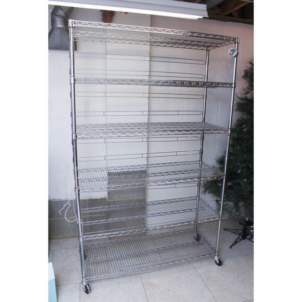 Two Rolling Storage Racks | Everything But The House