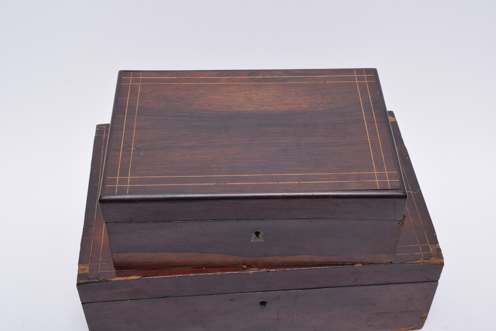 Vintage Wood Valet Boxes | EBTH
