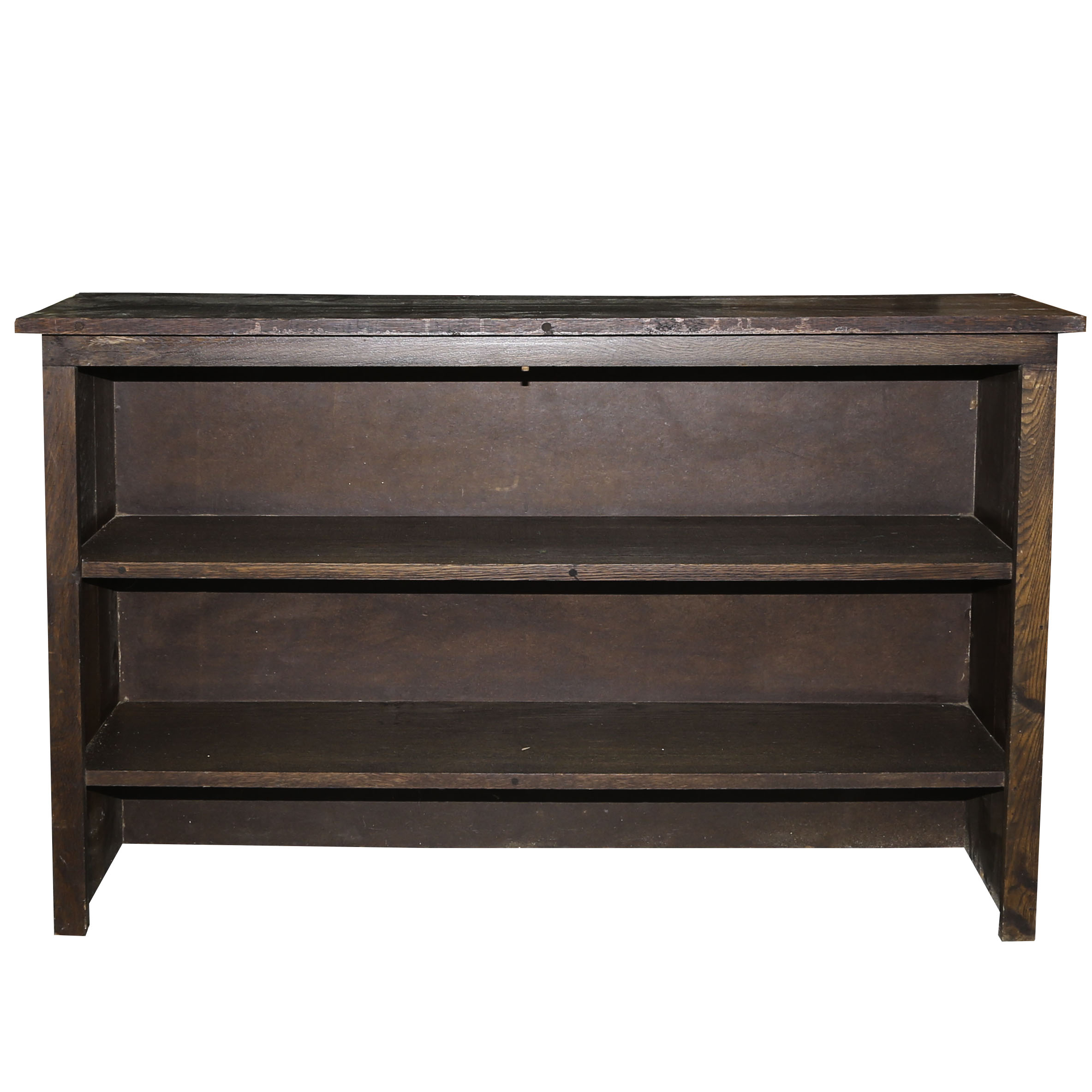Primitive Style Oak Bookcase | EBTH