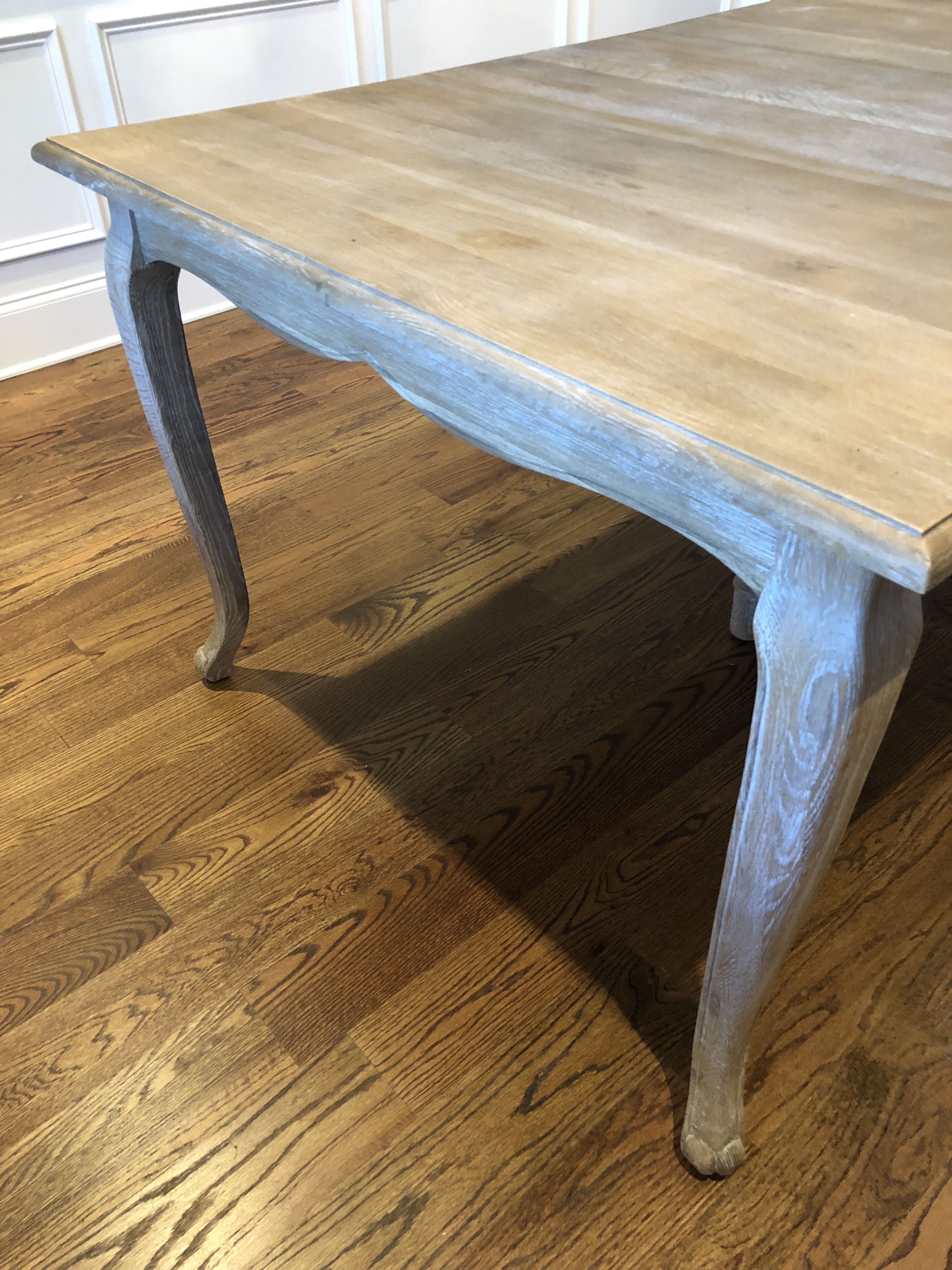 French Country Style White-Wash Dining Table | Everything But The House