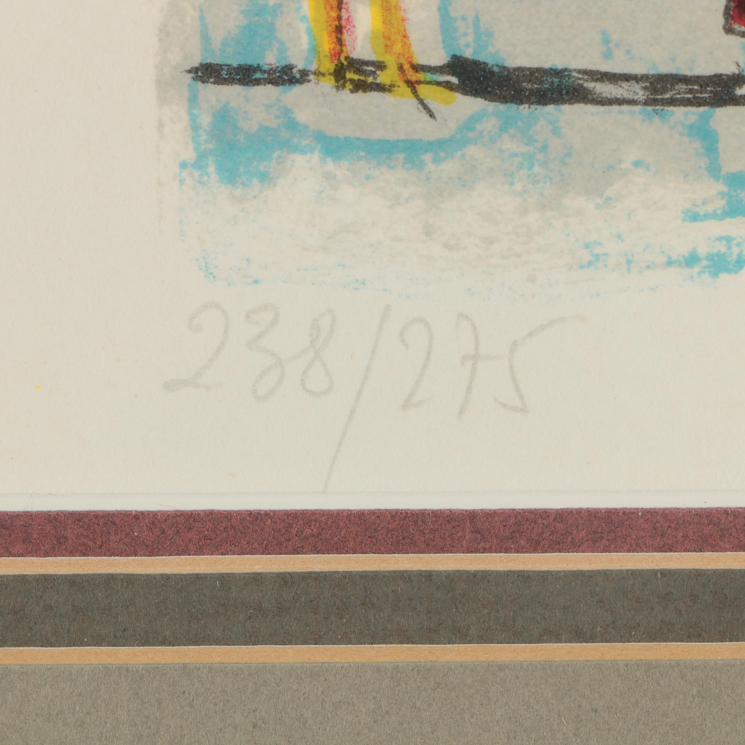 Nathalie Chabrier Circa 1960s Limited Edition Lithograph "Le Cirque ...