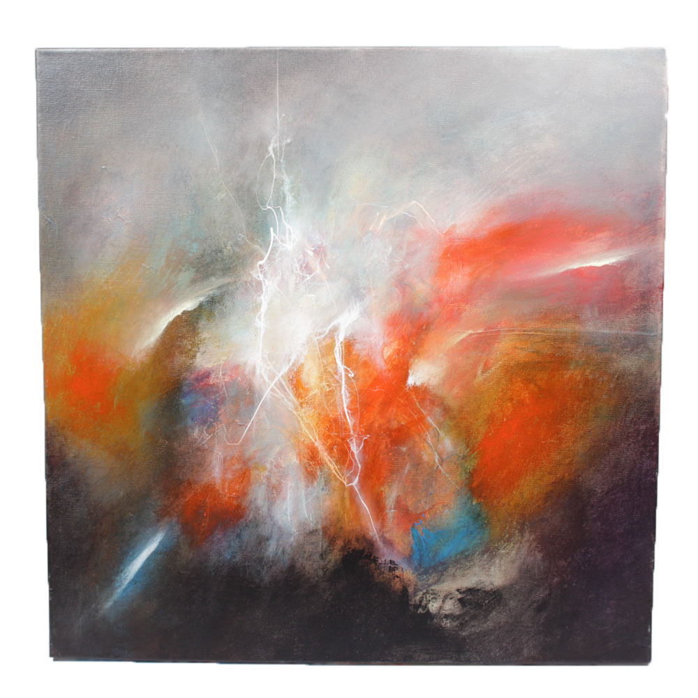 David Senecal Acrylic Painting on Canvas "From Then to Now" | EBTH