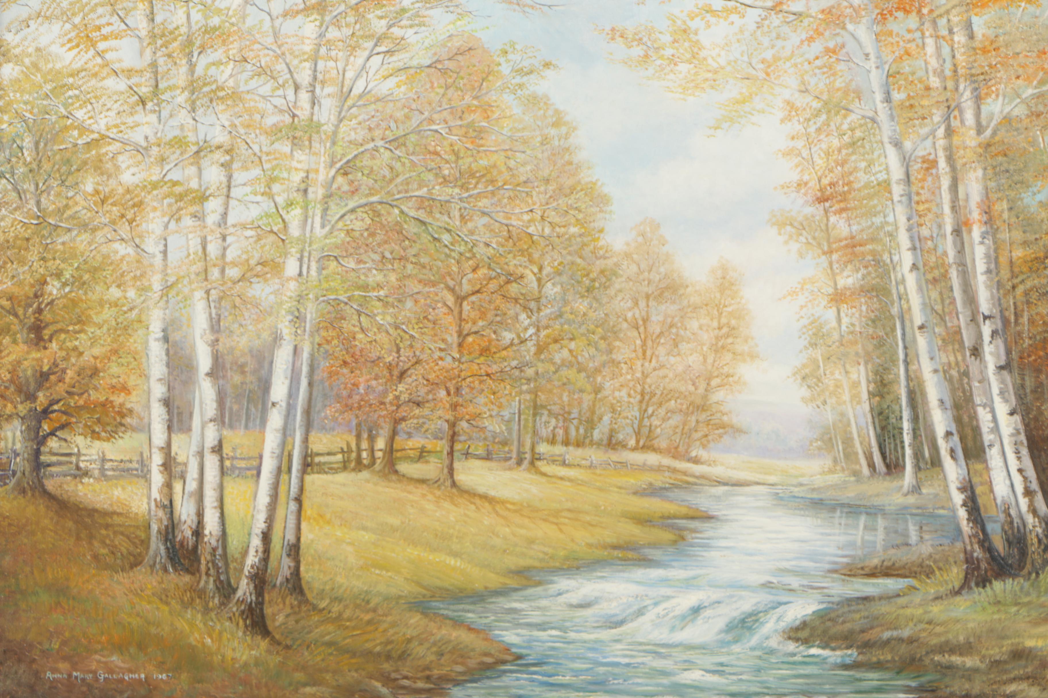 Anna Mary Gallagher 1967 Oil Painting | EBTH