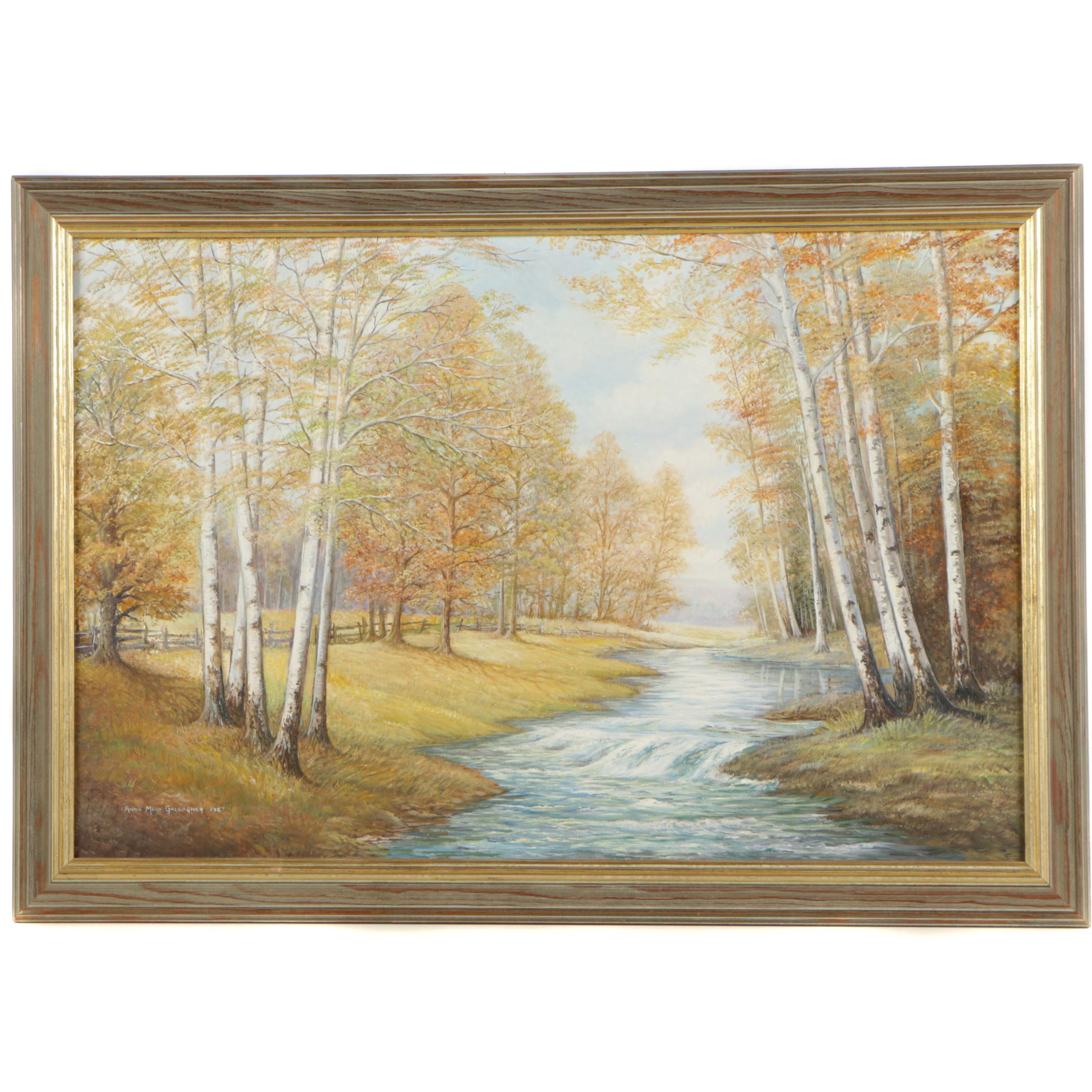 Anna Mary Gallagher 1967 Oil Painting | EBTH