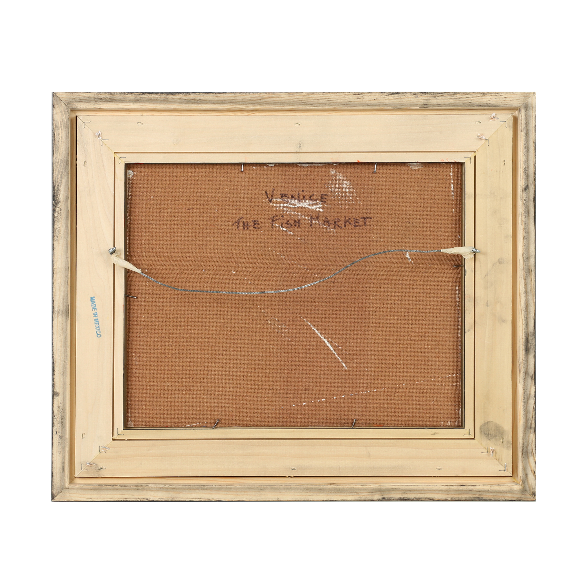 Nino Pippa Oil Painting "Venice - The Fish Market" | EBTH