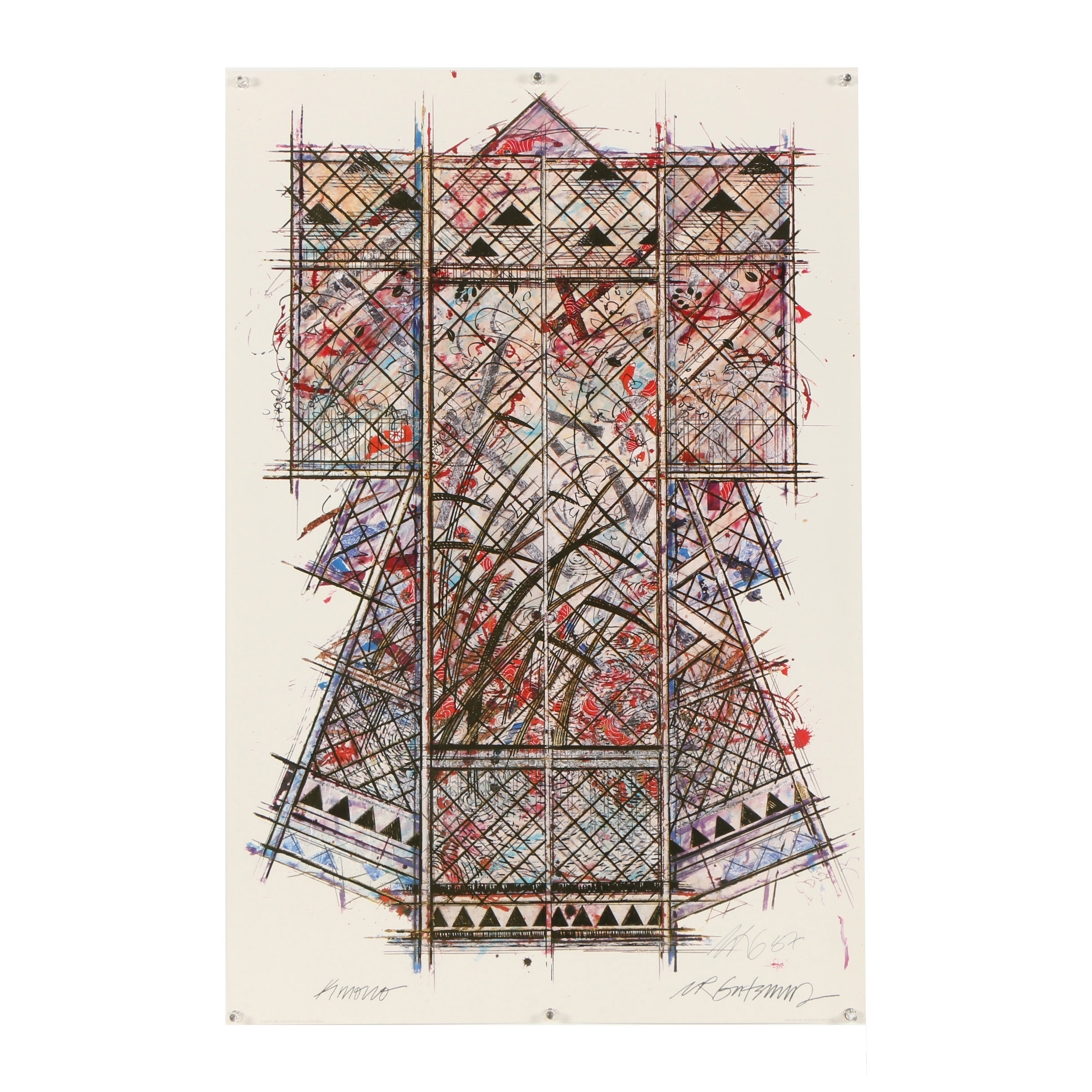 William Gatewood Embellished Offset Lithograph "Kimono" | EBTH