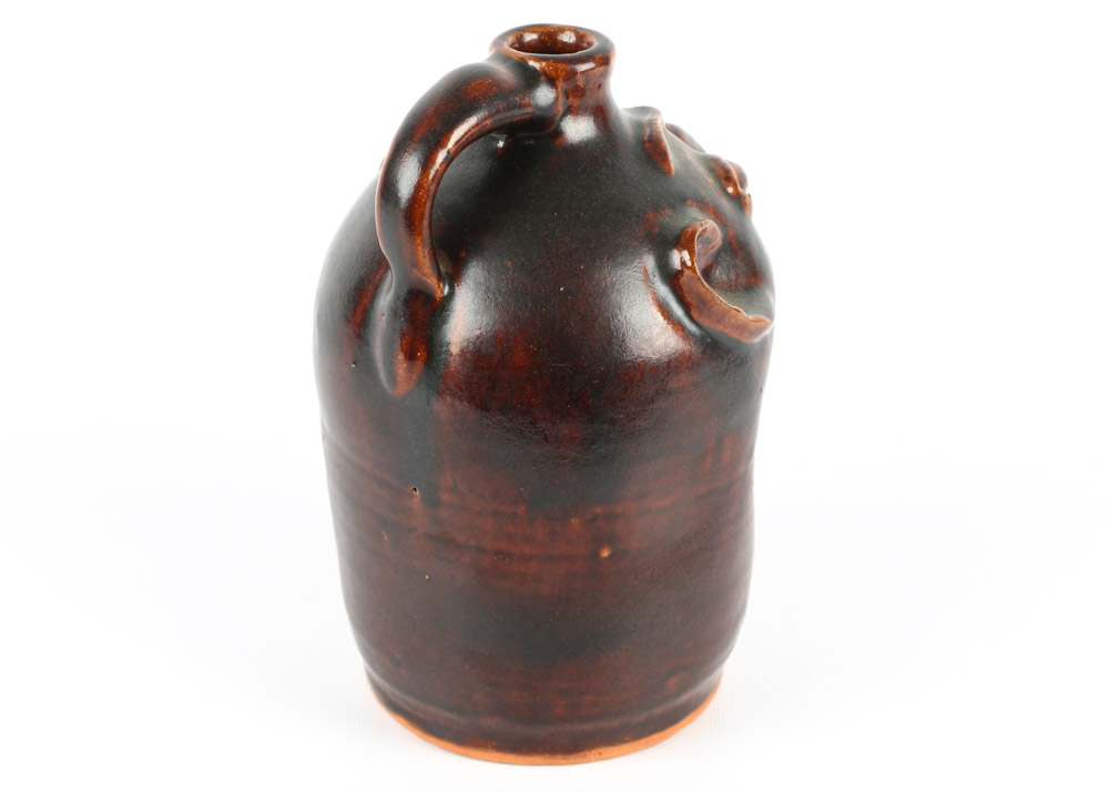 Circa 1980 Hand-Built Face Jug by Brown's Pottery | EBTH