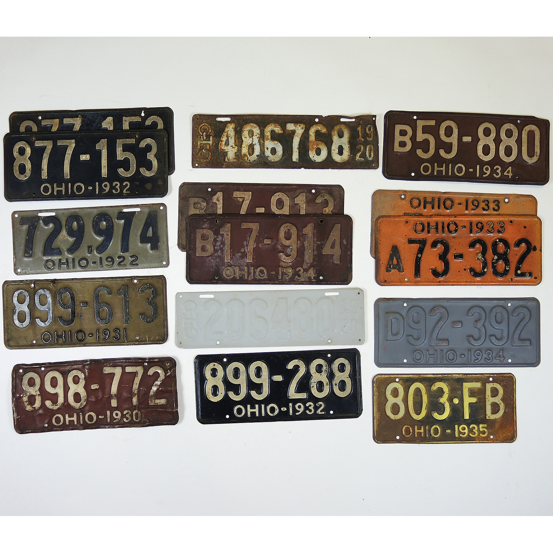 1920s and 1930s Vintage Vehicle License Plates | EBTH