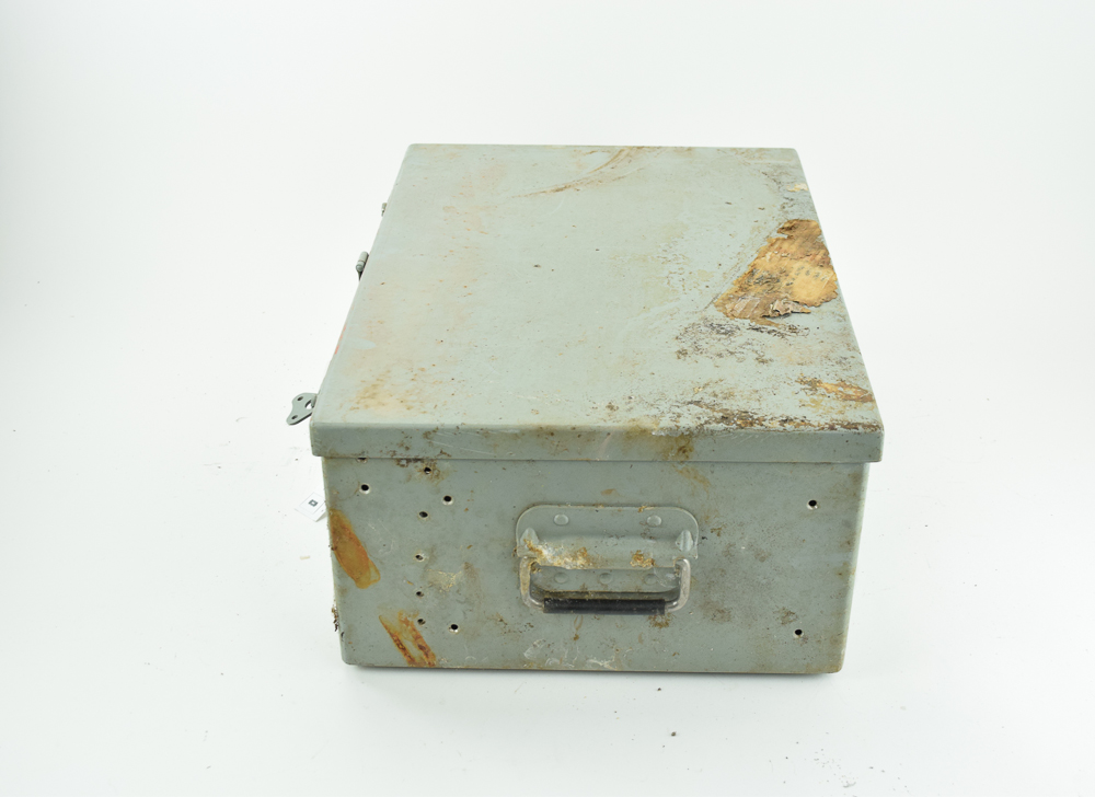 Vintage Metal Storage Box | EBTH