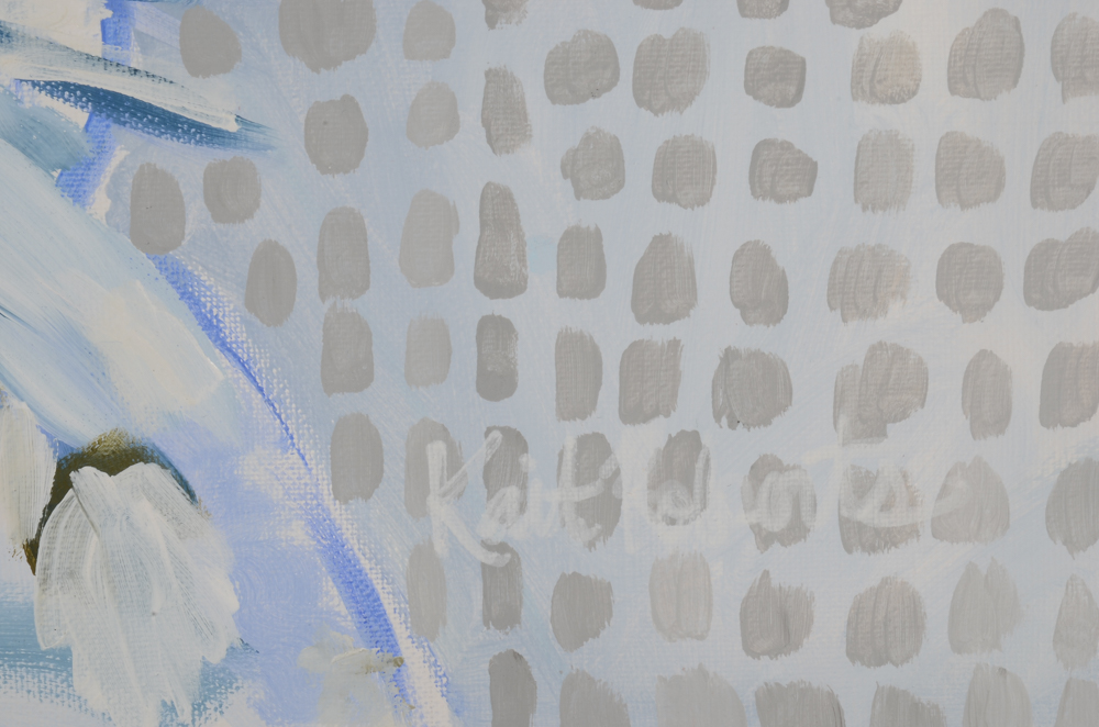 Kait Roberts Original Acrylic Painting on Canvas "Rhett the Rabbit" | EBTH