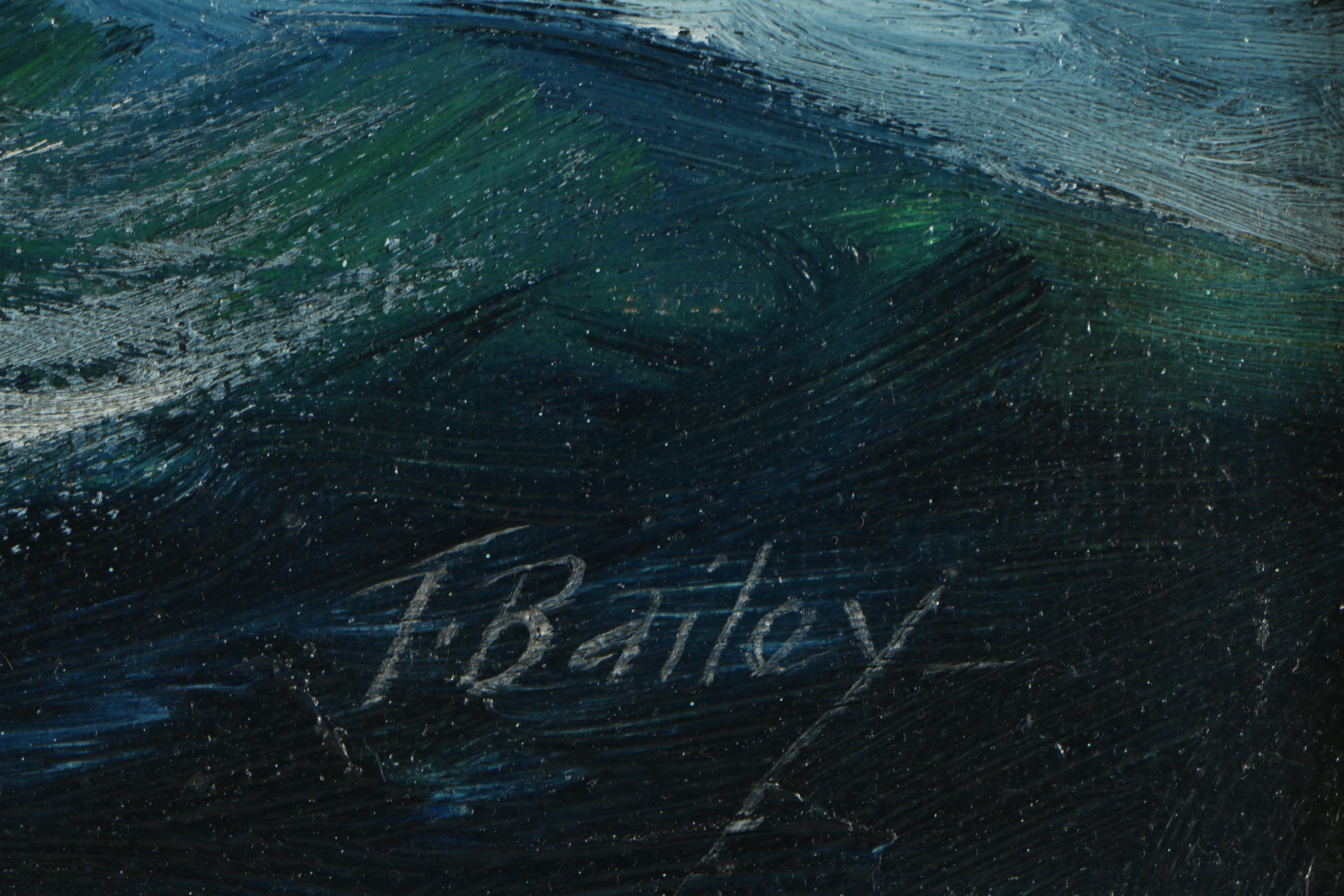 T. Bailey Oil Painting of Clipper Ship | EBTH