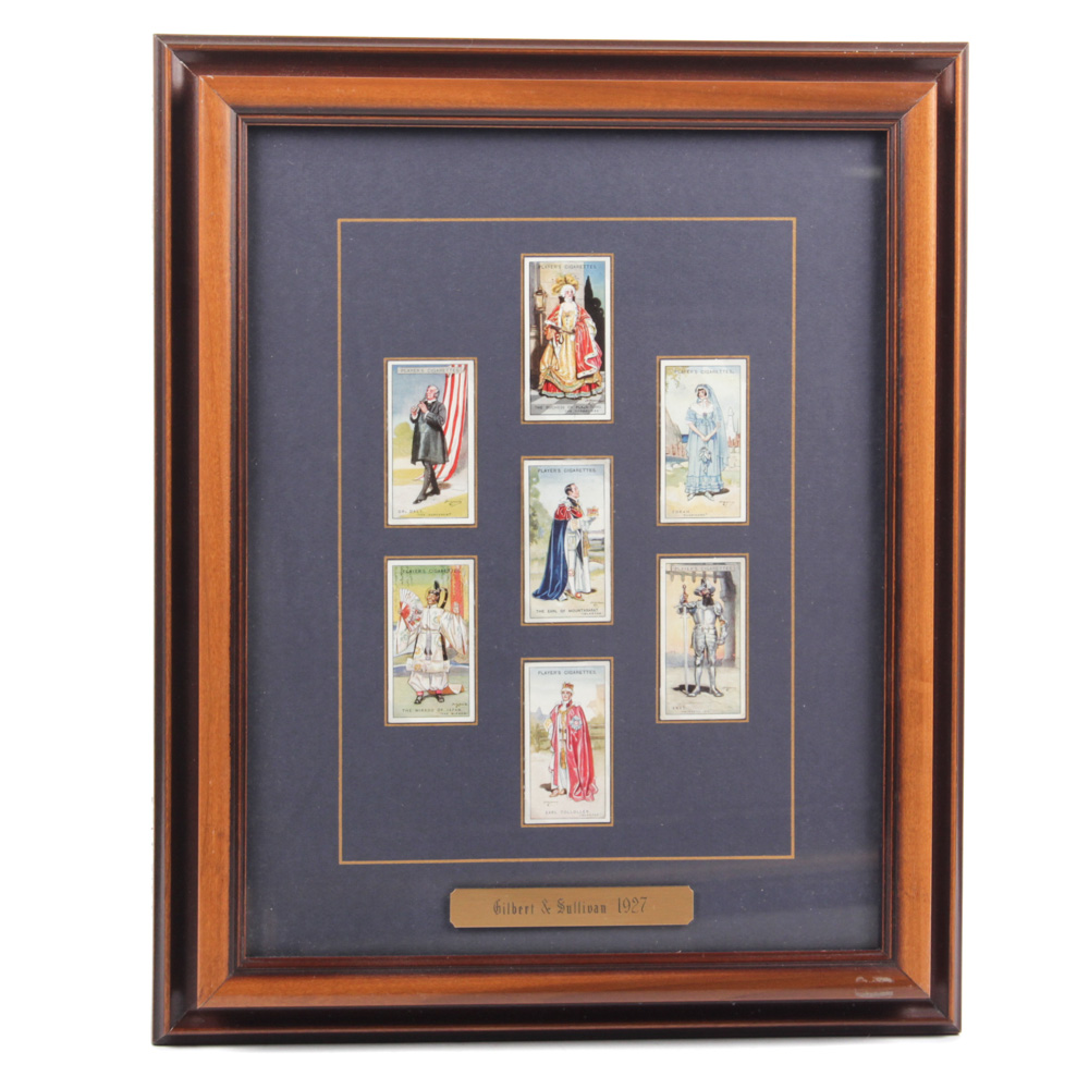 1927 British Cigarette Cards Featuring Gilbert & Sullivan Characters | EBTH