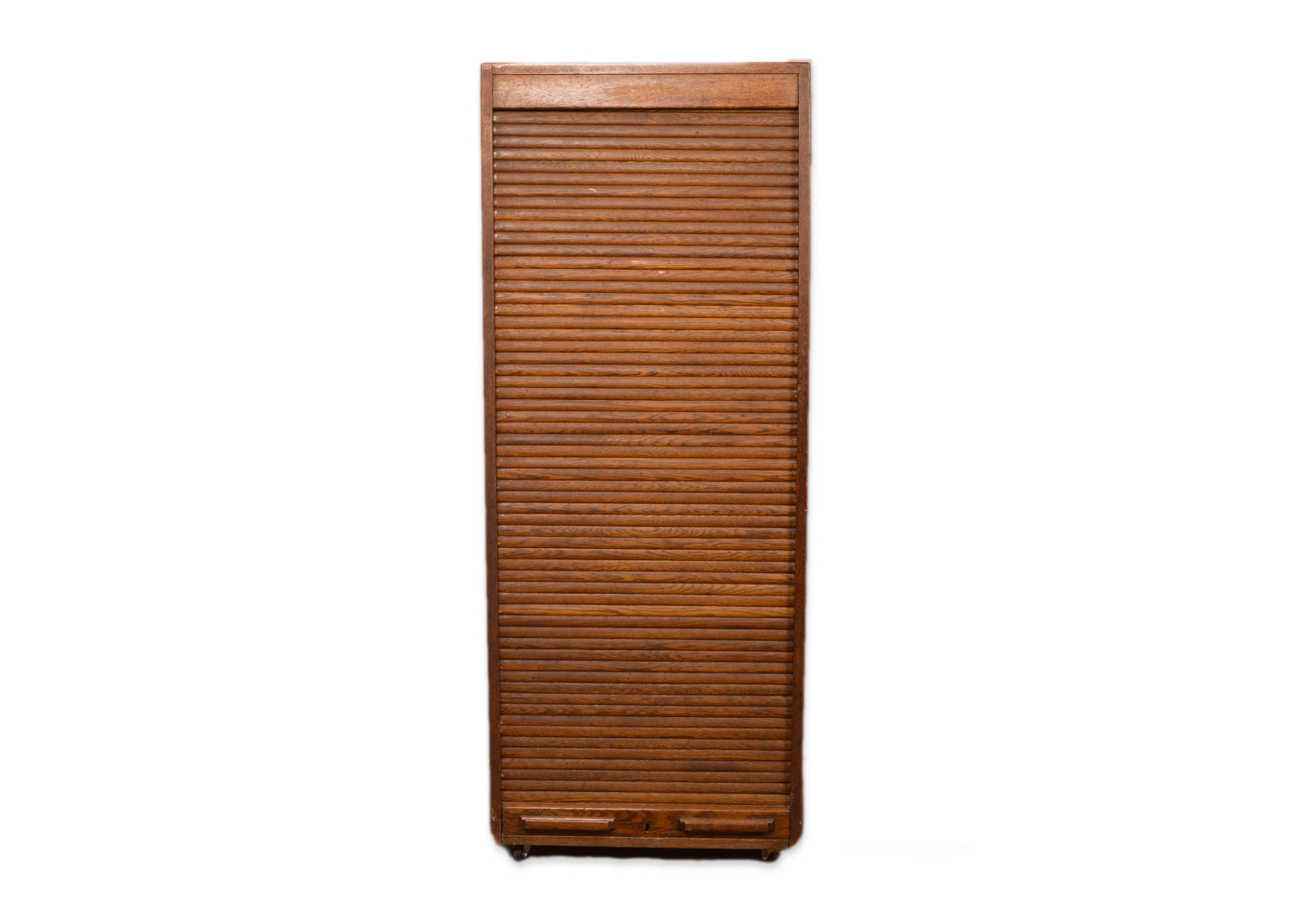Oak Tambour Door Cabinet | EBTH