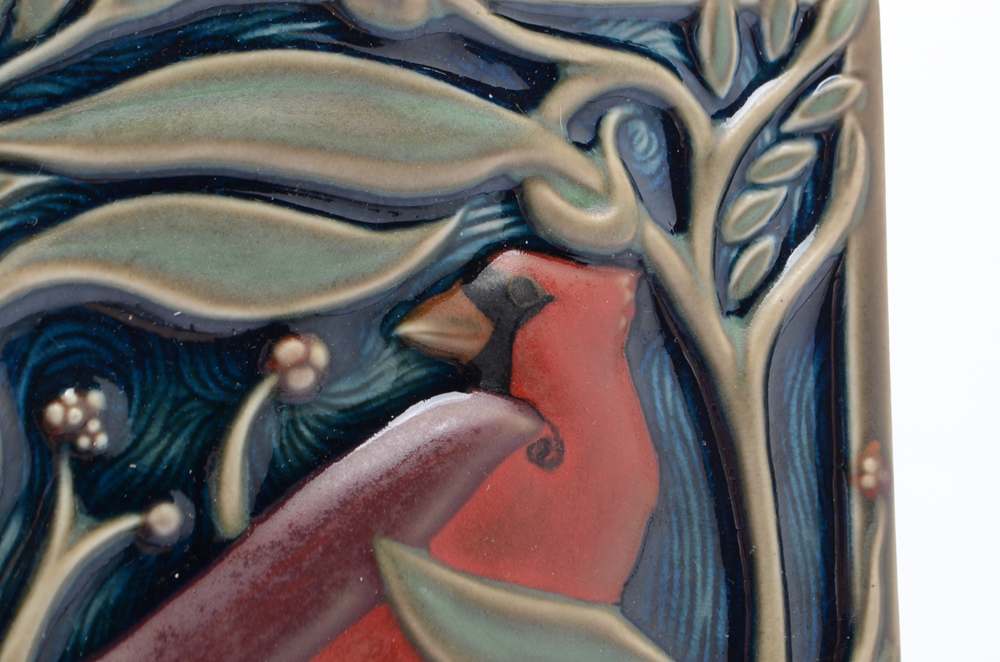 2011 Rookwood Pottery Cardinal Tile | EBTH