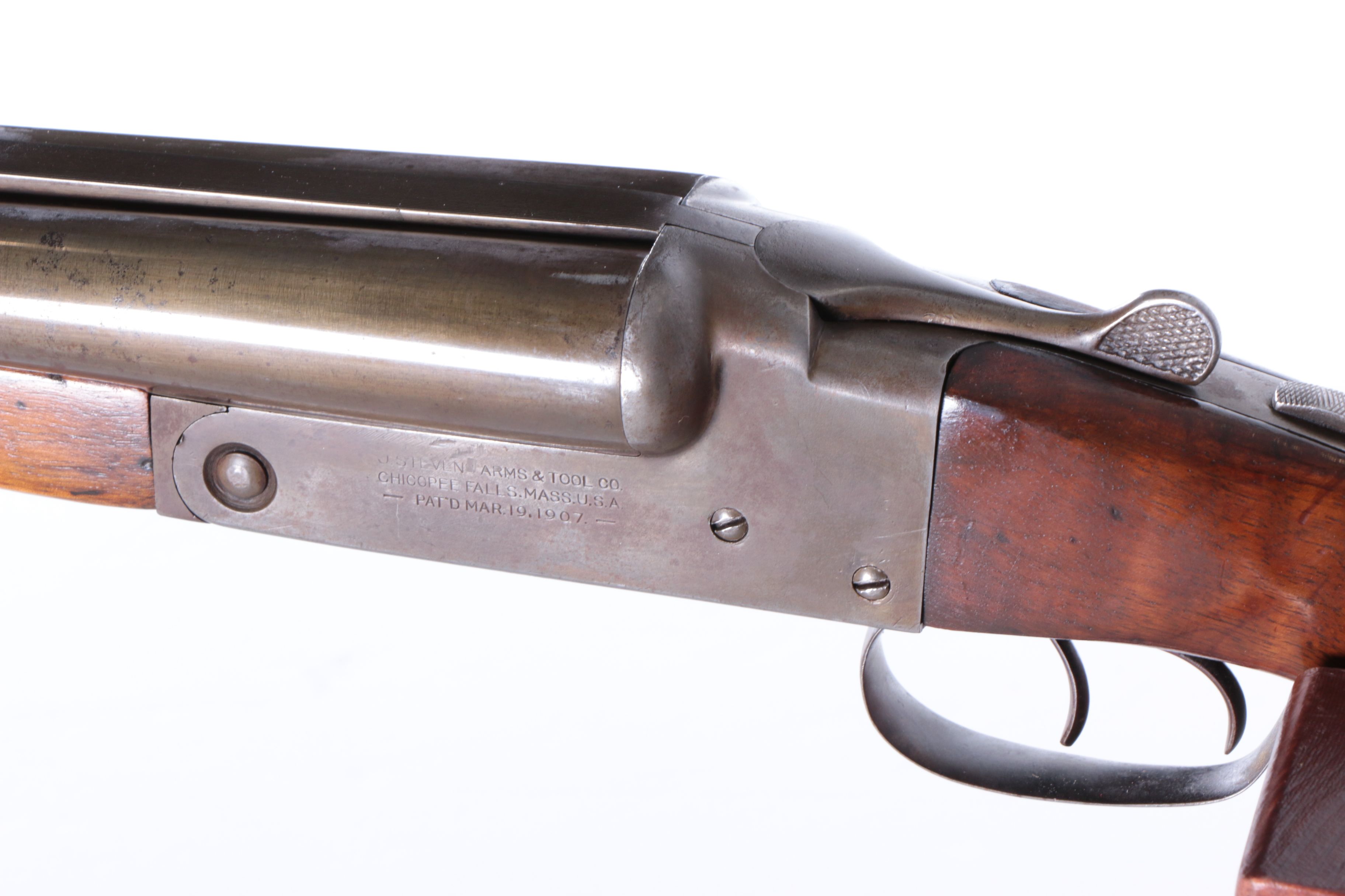 J. Stevens Arms Model 335 12 Gauge Double Barrel Shotgun | EBTH