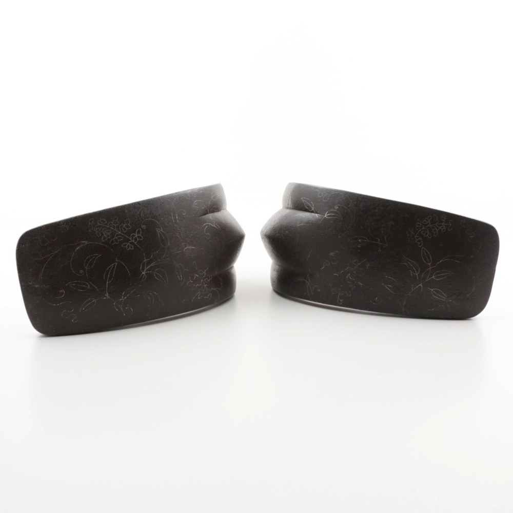 17th Century Edo Period Japanese Samurai Abumi Stirrups | Everything ...