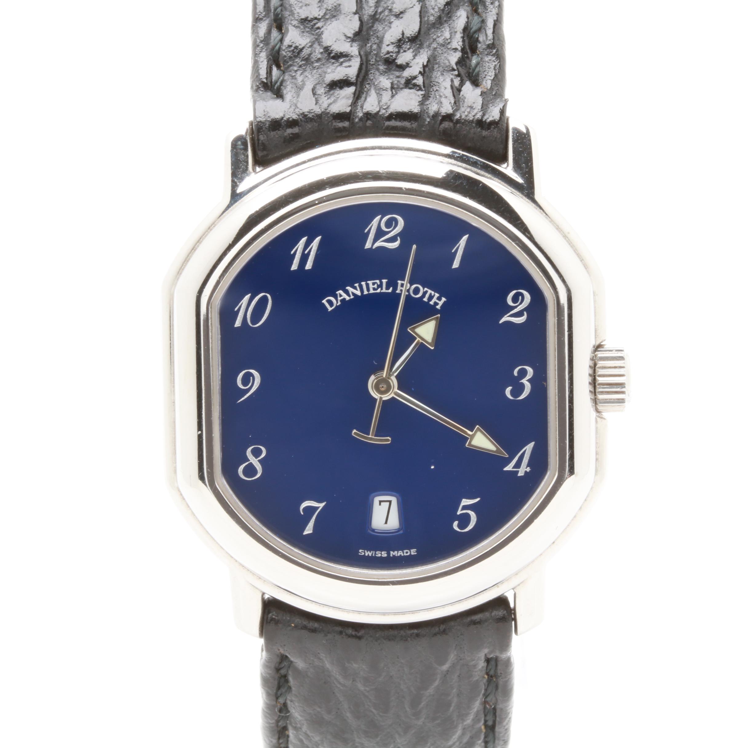 Daniel Roth Stainless Steel Blue Dial Wristwatch | EBTH
