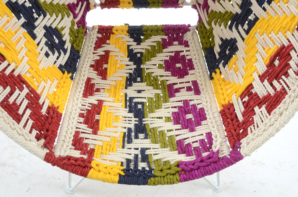 Woven Natural Fiber Hoop Chair | EBTH