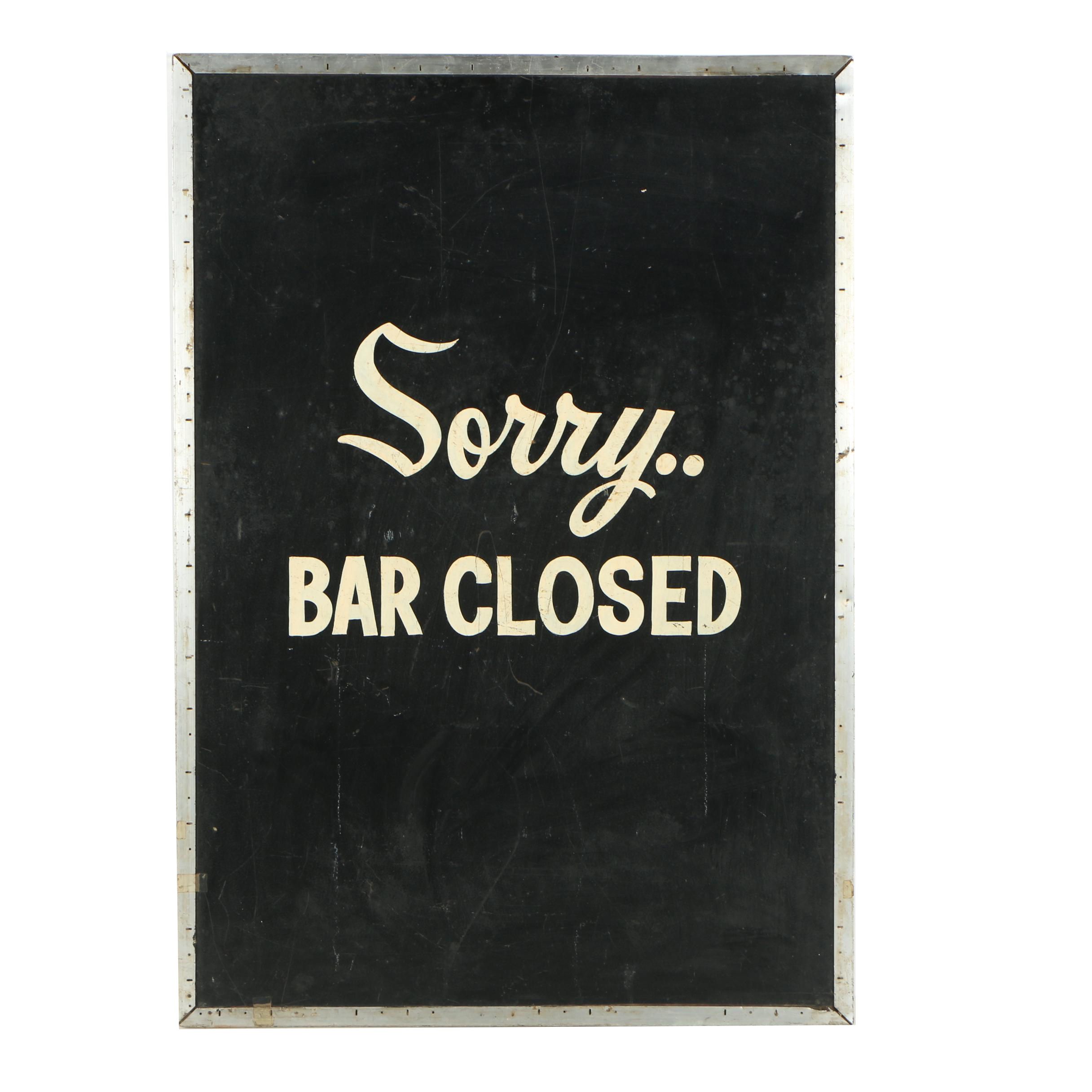 Vintage Sheraton-Gibson Metal and Composite Hotel Bar Sign | EBTH