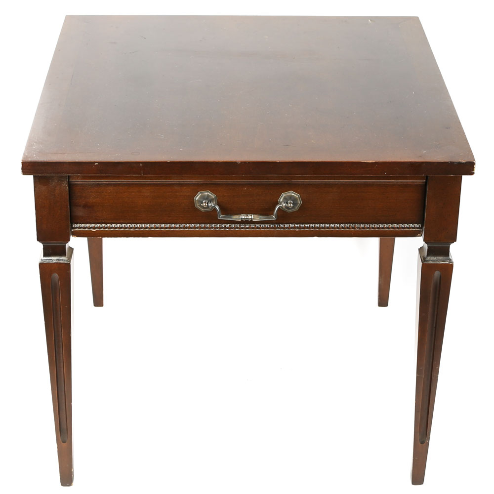 Vintage Hepplewhite Inspired Side Table by Lane | EBTH