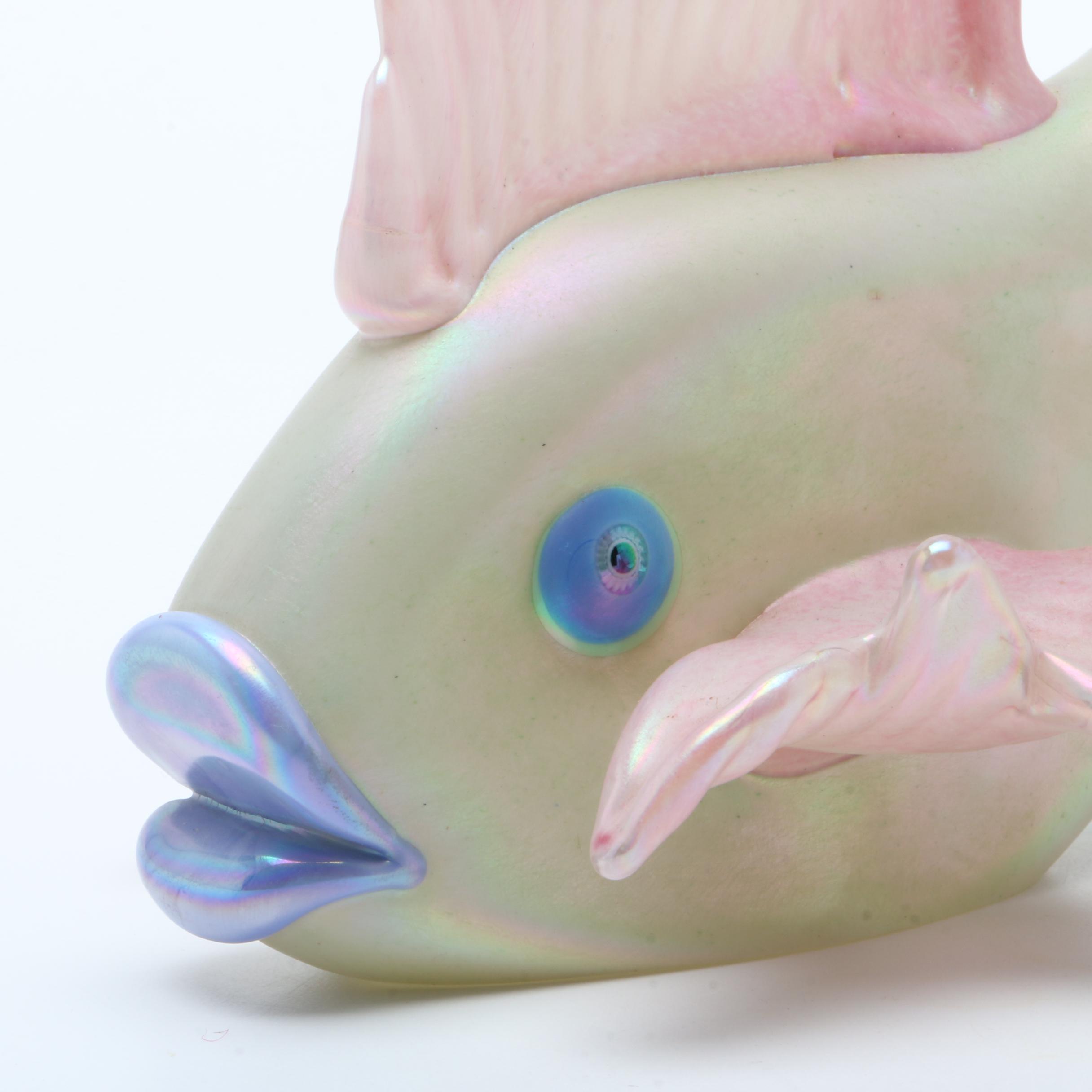 Stuart Abelman Art Glass Figure of a Fish, 1997 | EBTH