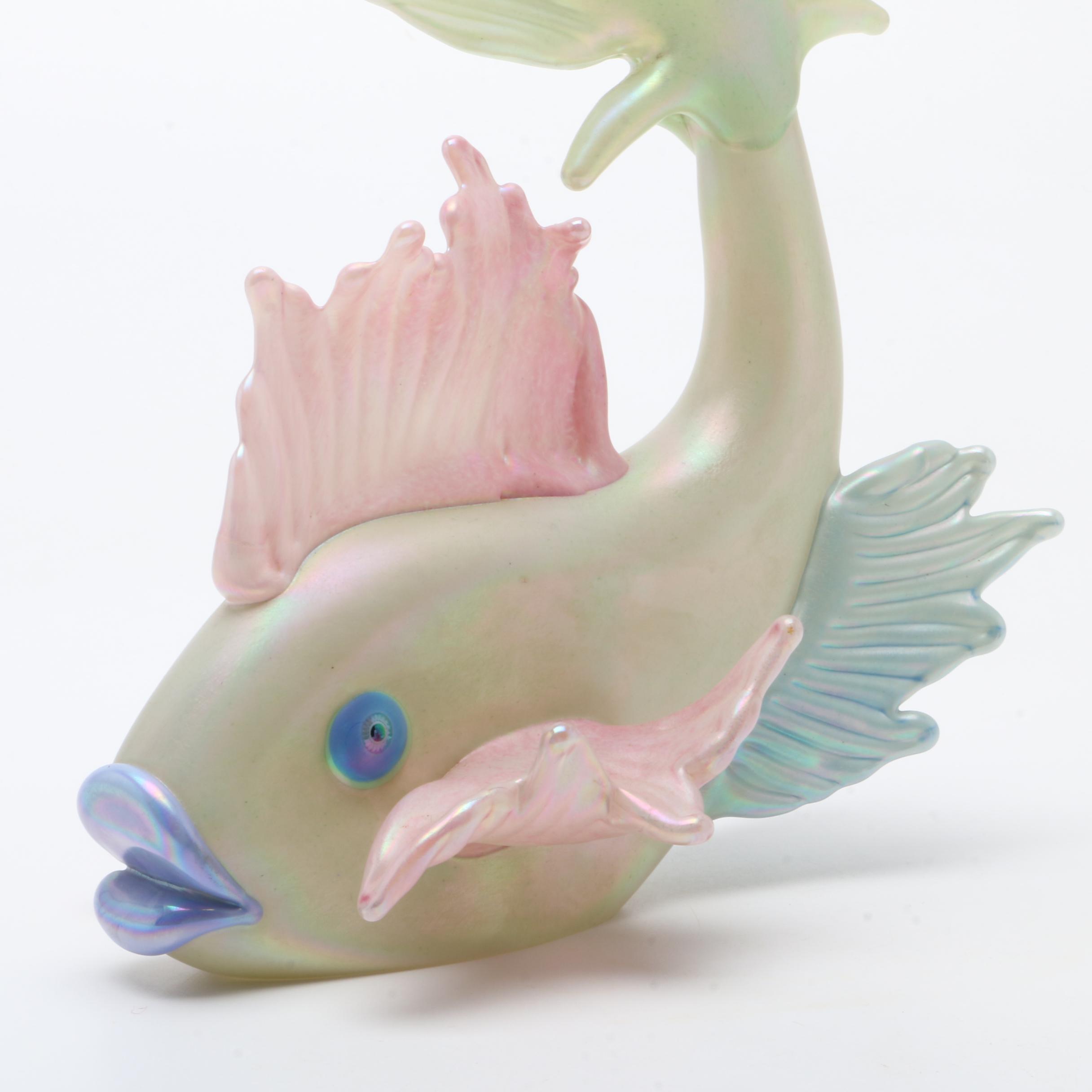 Stuart Abelman Art Glass Figure of a Fish, 1997 | EBTH