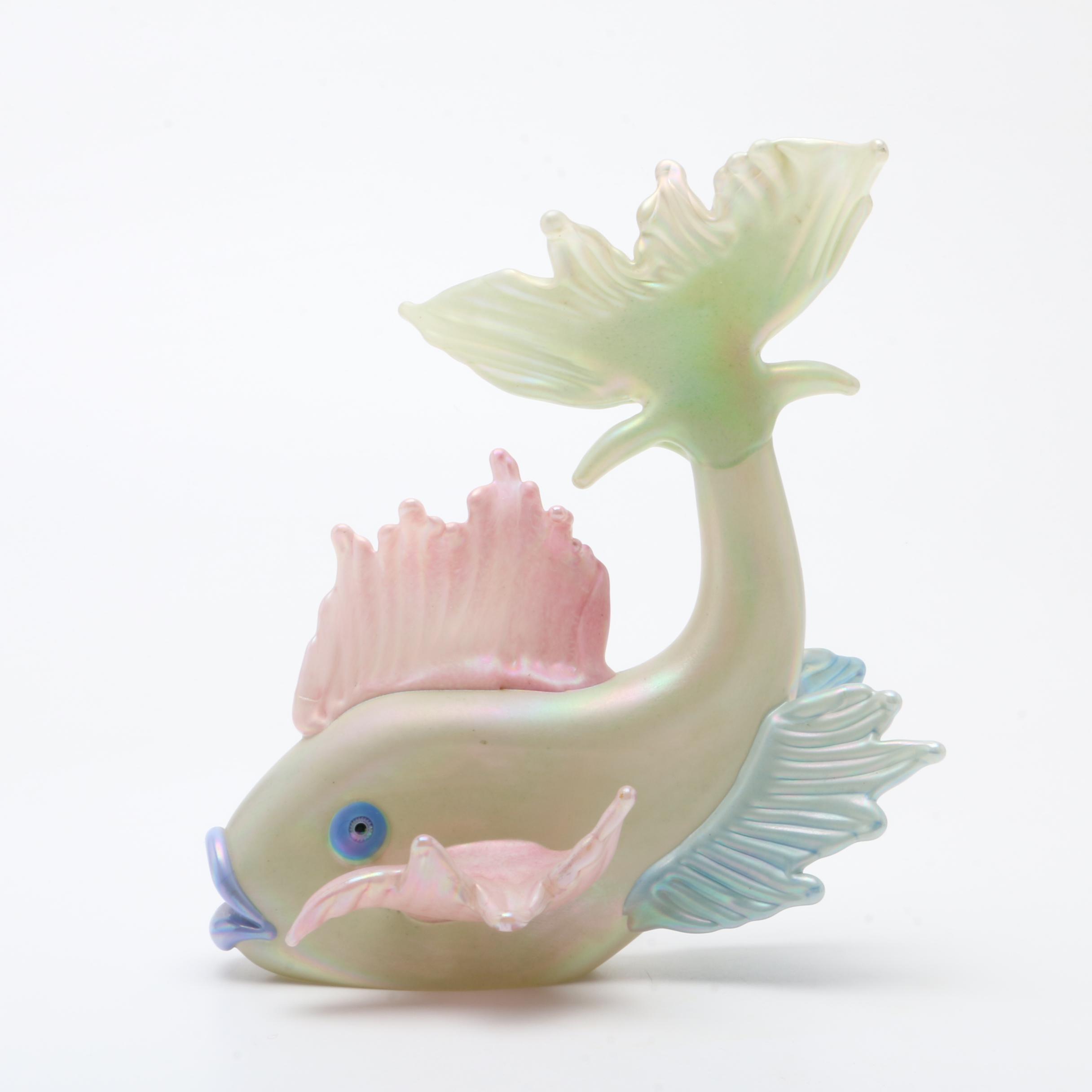 Stuart Abelman Art Glass Figure of a Fish, 1997 | EBTH
