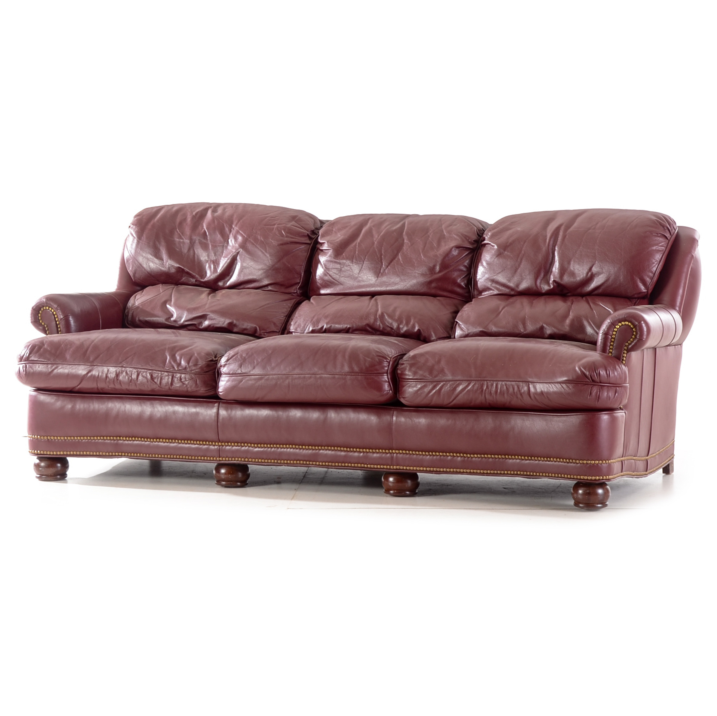 Hancock and Moore Leather Sofa | EBTH