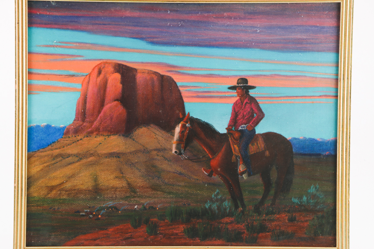 Teddy Draper Jr. Original Pastel Drawing | EBTH