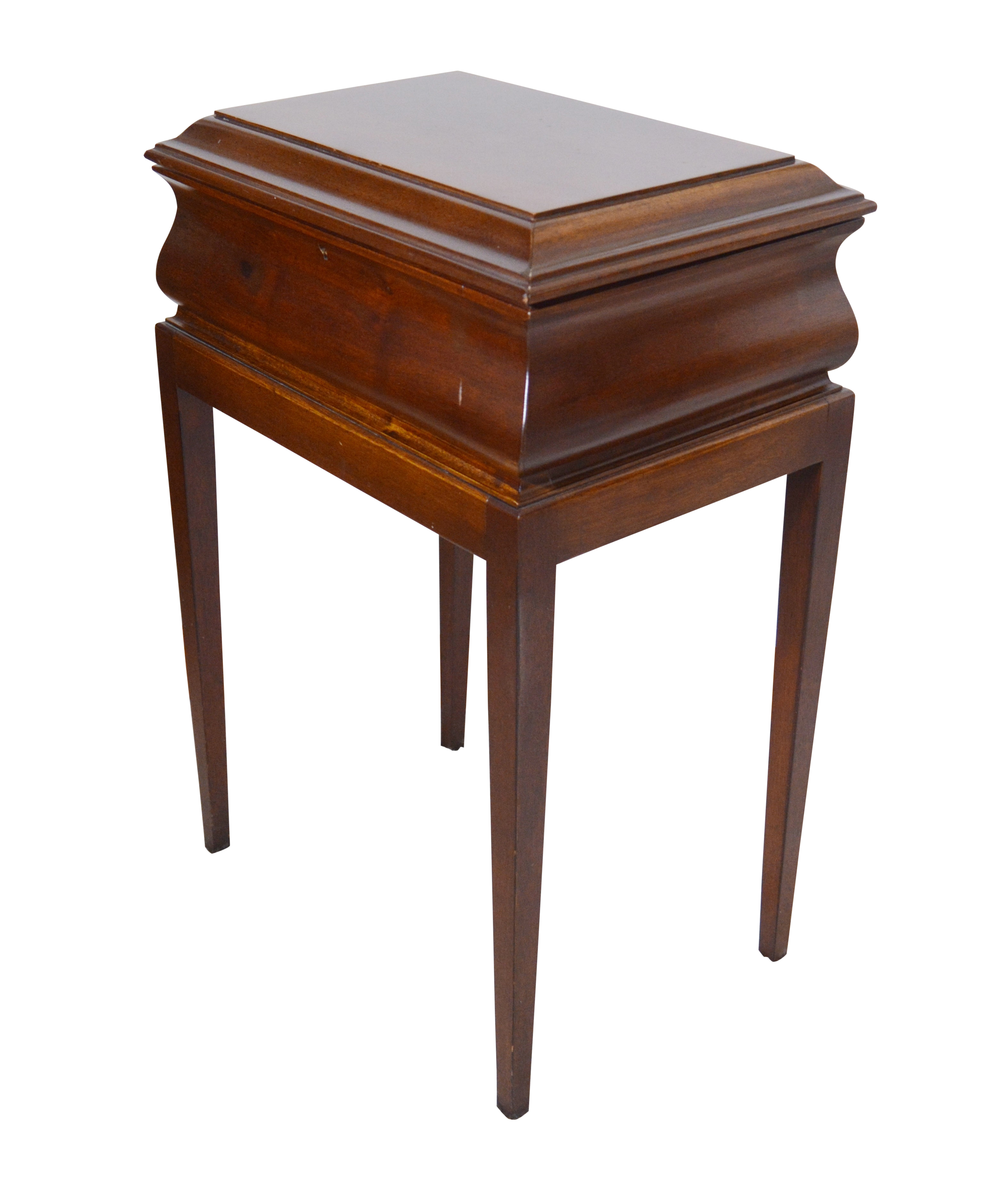 Mahogany Hinged Box Accent Table | EBTH