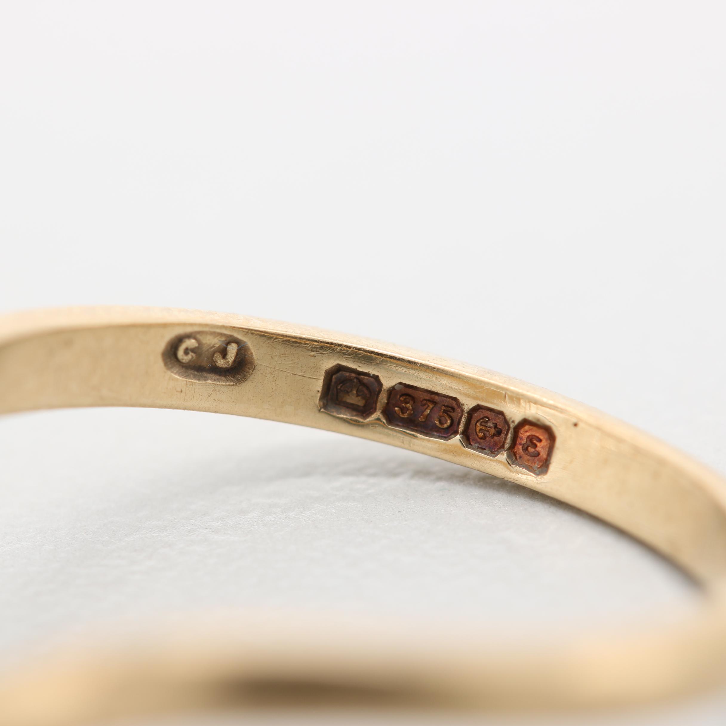 9K Yellow Gold Diamond Ring | EBTH