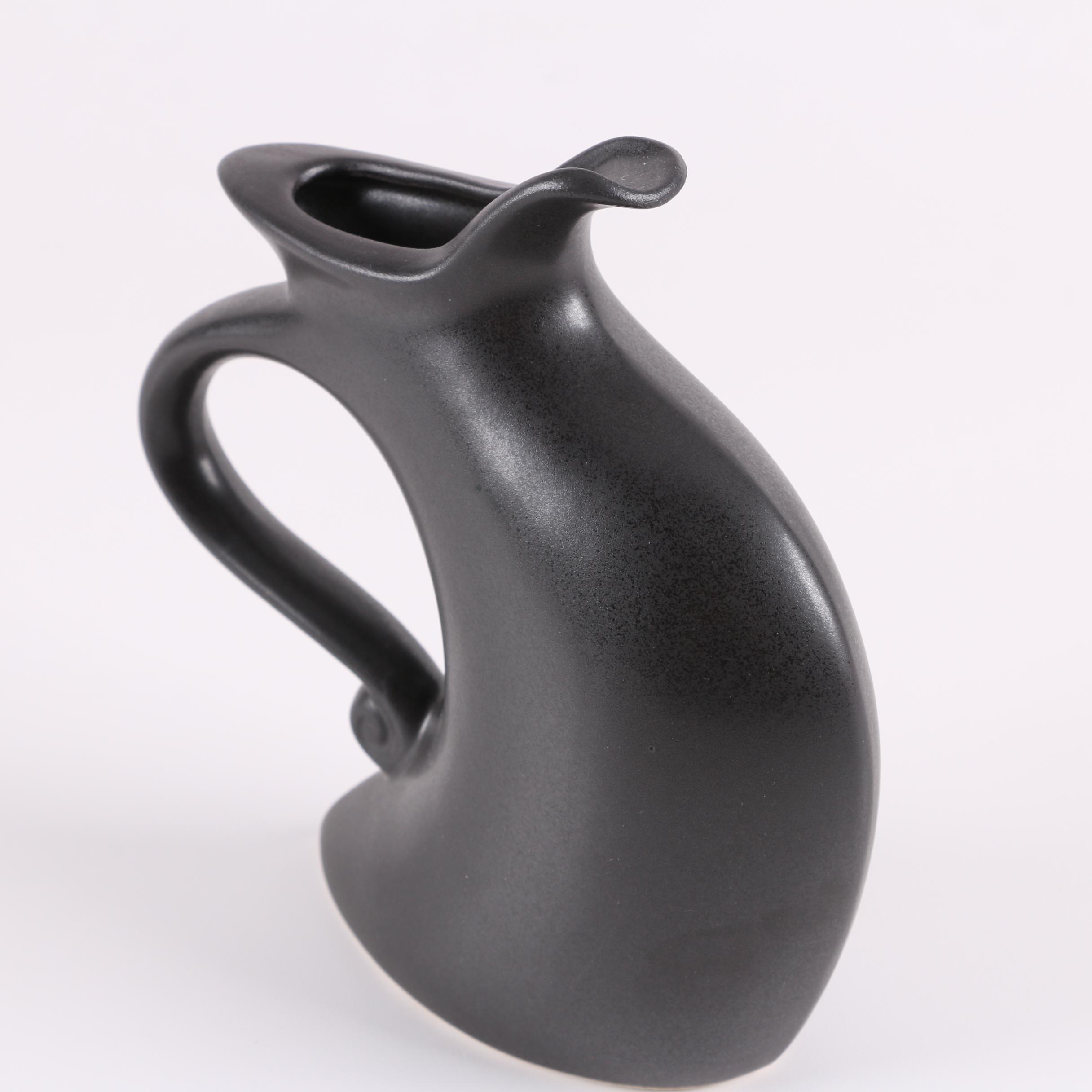 Signed Michael Lambert's "Dancing" Cast Ceramic Teapots with Serving ...