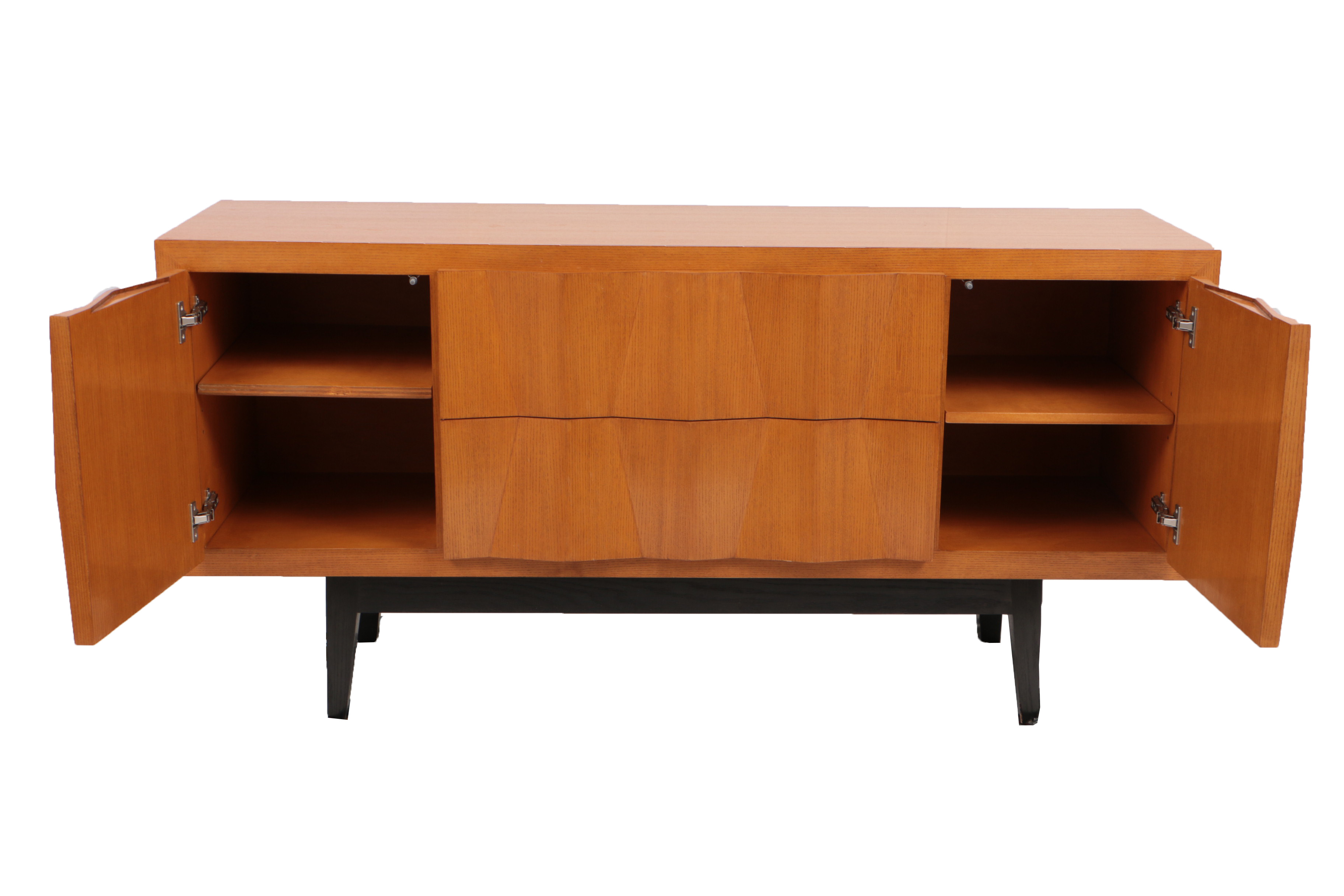 Holly Hunt Credenza with Faceted Doors and Drawers | EBTH