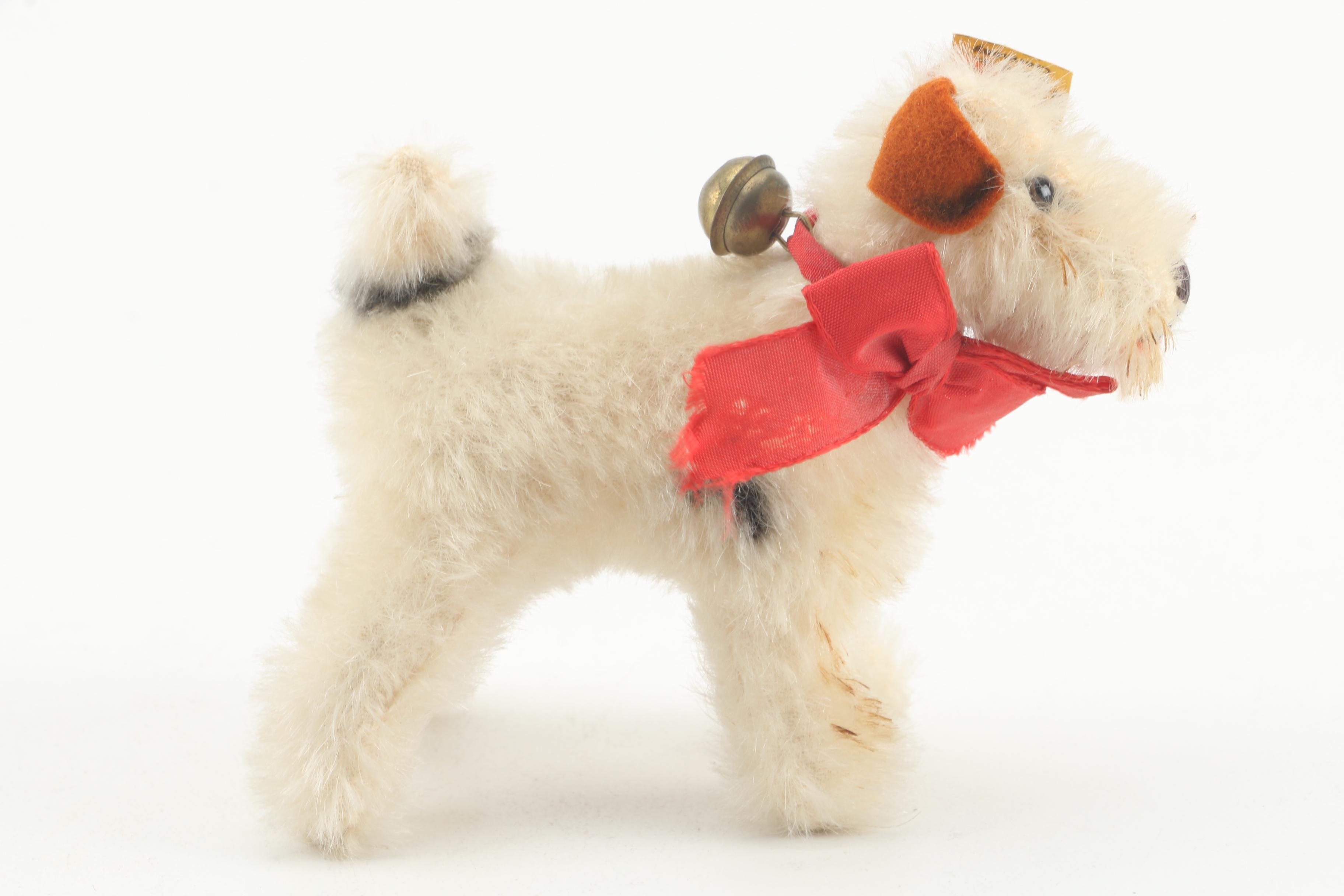 Circa 1960s Steiff "Foxy" Plush Fox Terrier | EBTH