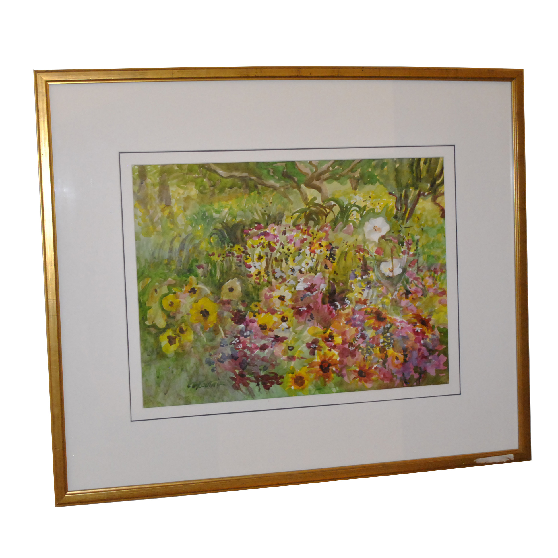 C. D. Koutnik Floral Watercolor Painting | EBTH