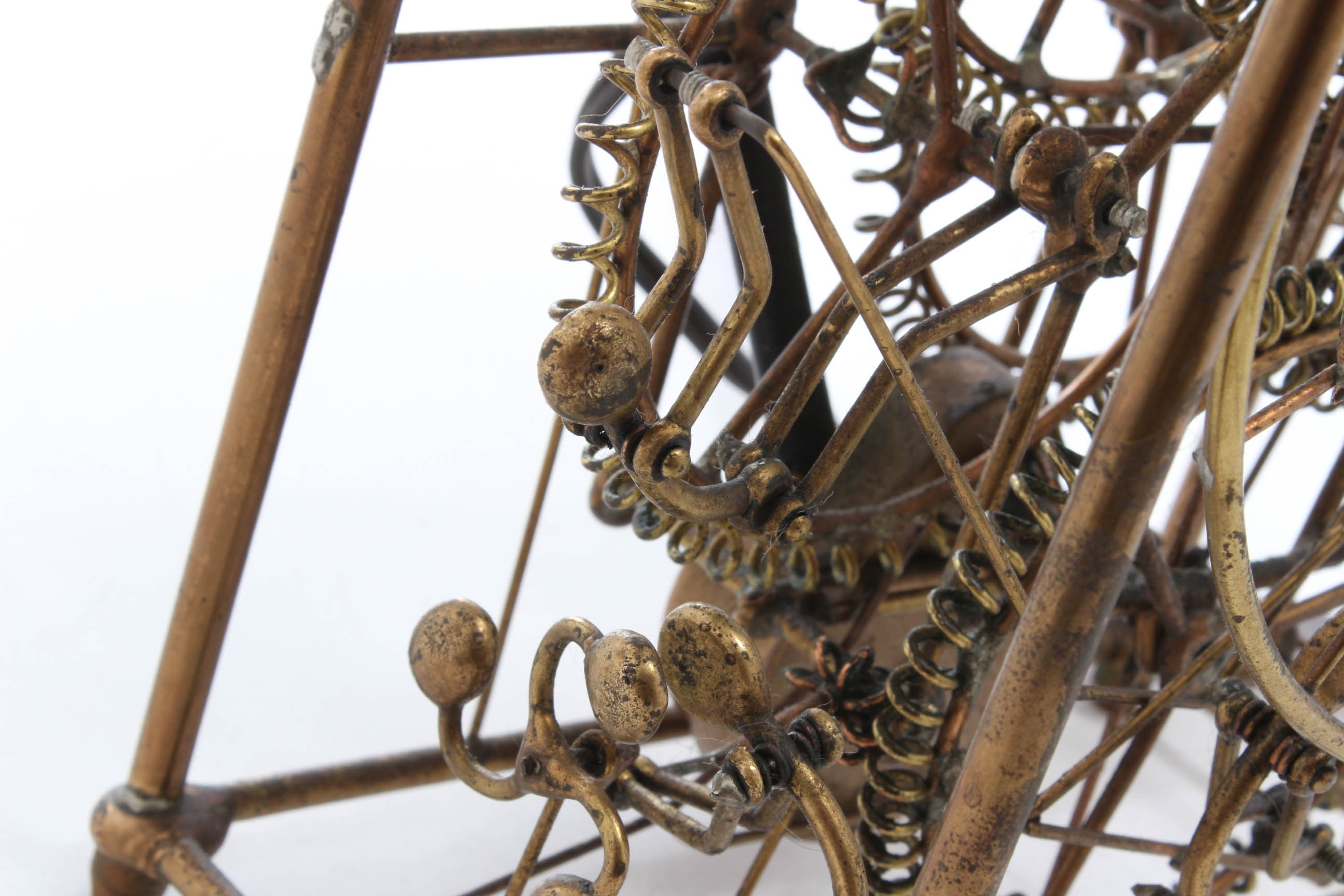 Gordon Bradt Brass Kinetic Sculpture "Six Man Clock" | Everything But ...