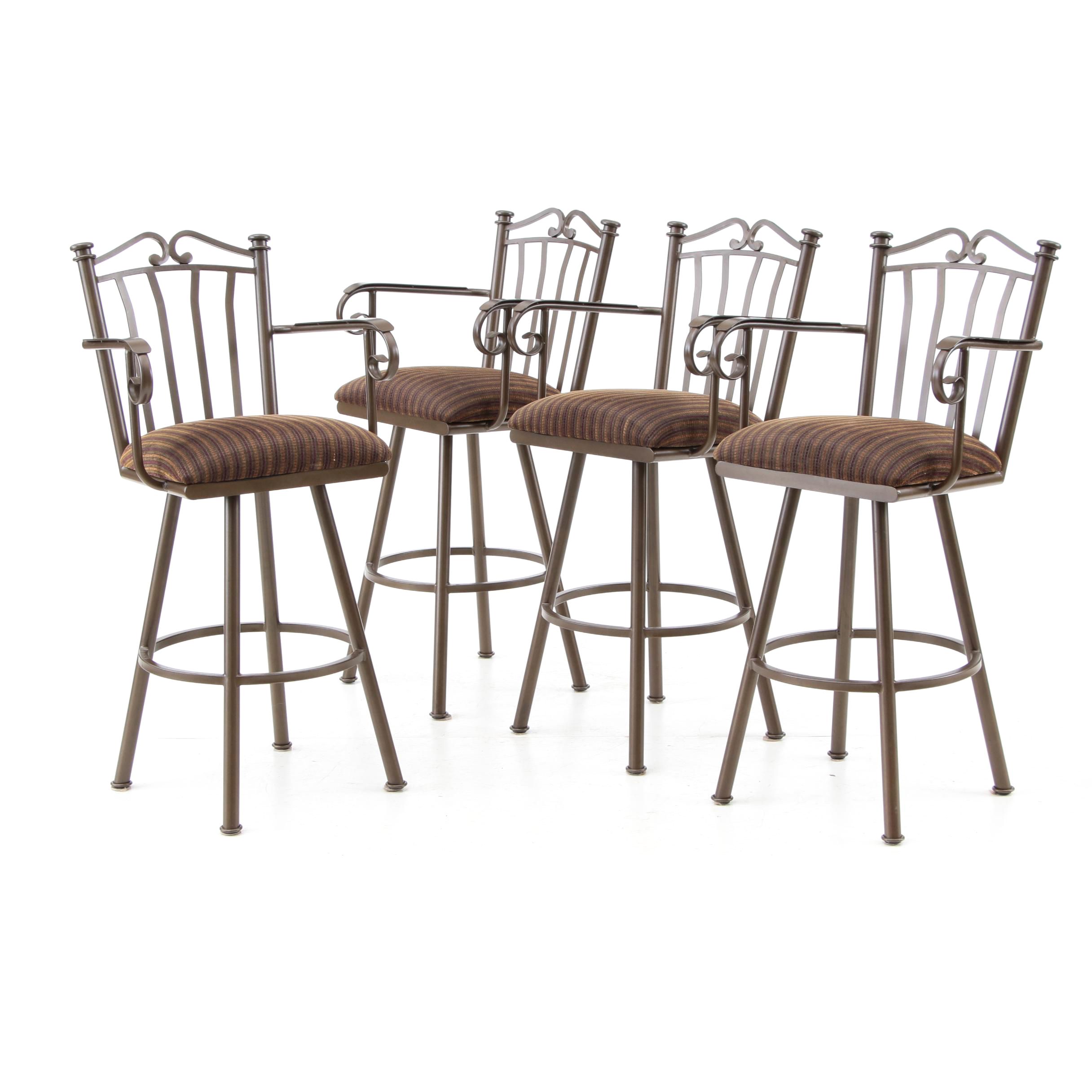 Contemporary Bronze Tone Bar Stools | EBTH