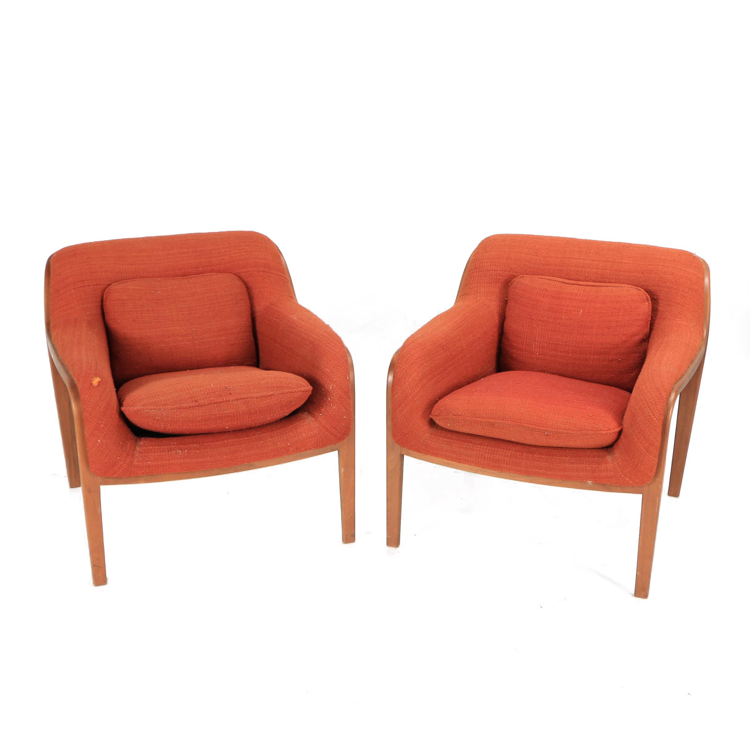 Knoll "Stephens Chair" Lounge Chair Pair | EBTH