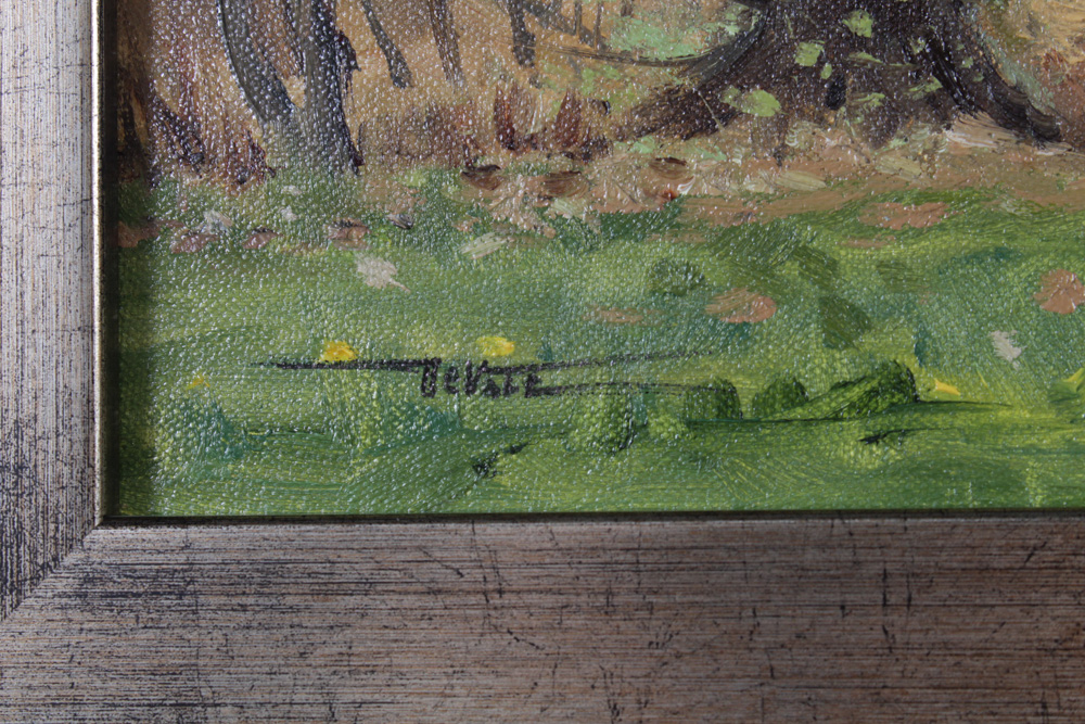 James DeVore Forest Landscape Oil Painting | EBTH