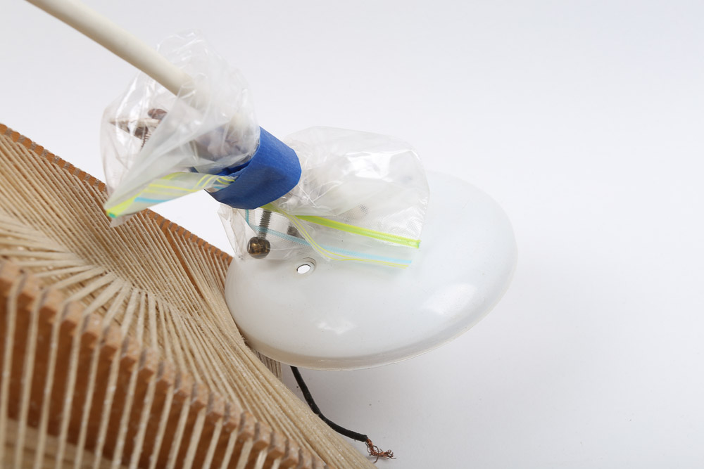 Mid Century Modern Wood and String Pendant Light | EBTH