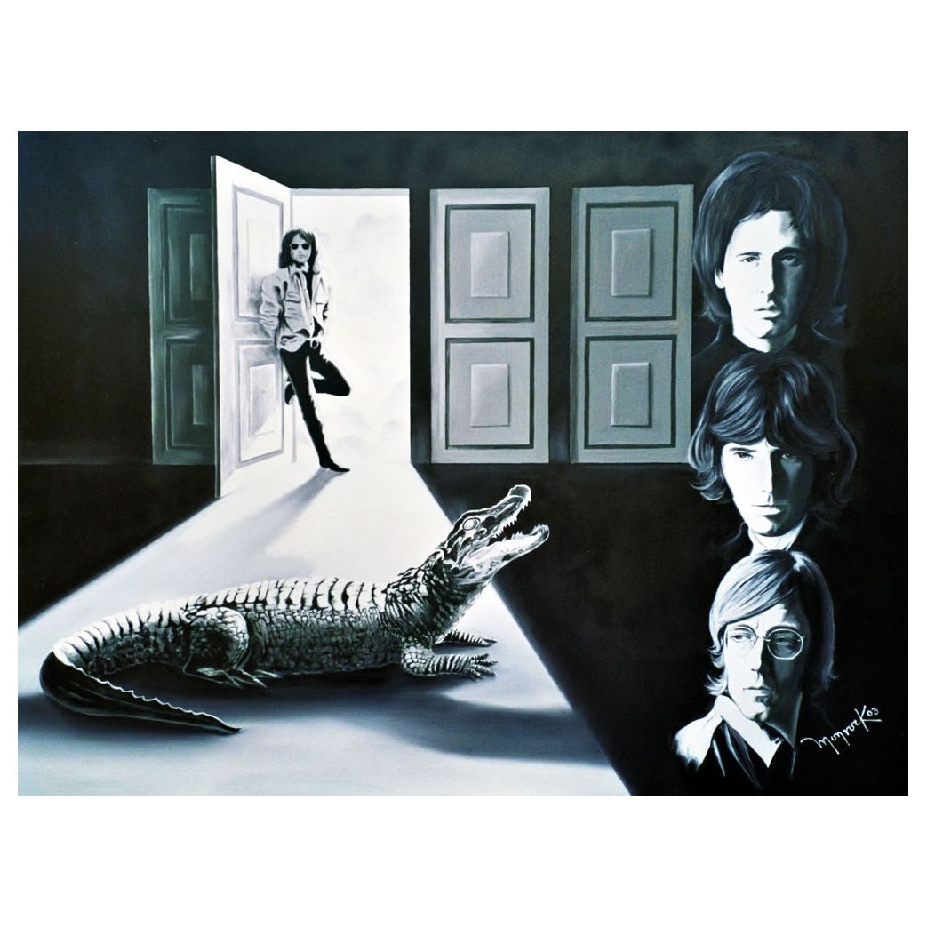 Hector Monroy Oil Painting on Board "The Doors" | EBTH