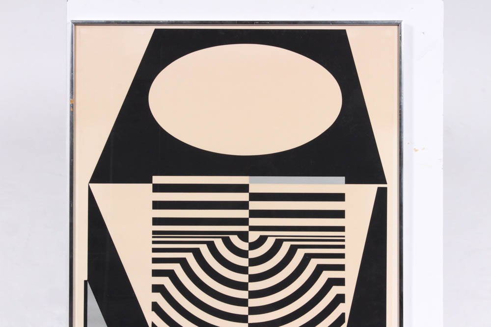 Donald Roberts 1969 Color Lithograph "Black Project" | EBTH