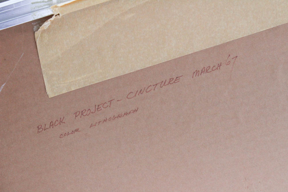 Donald Roberts 1969 Color Lithograph "Black Project" | EBTH