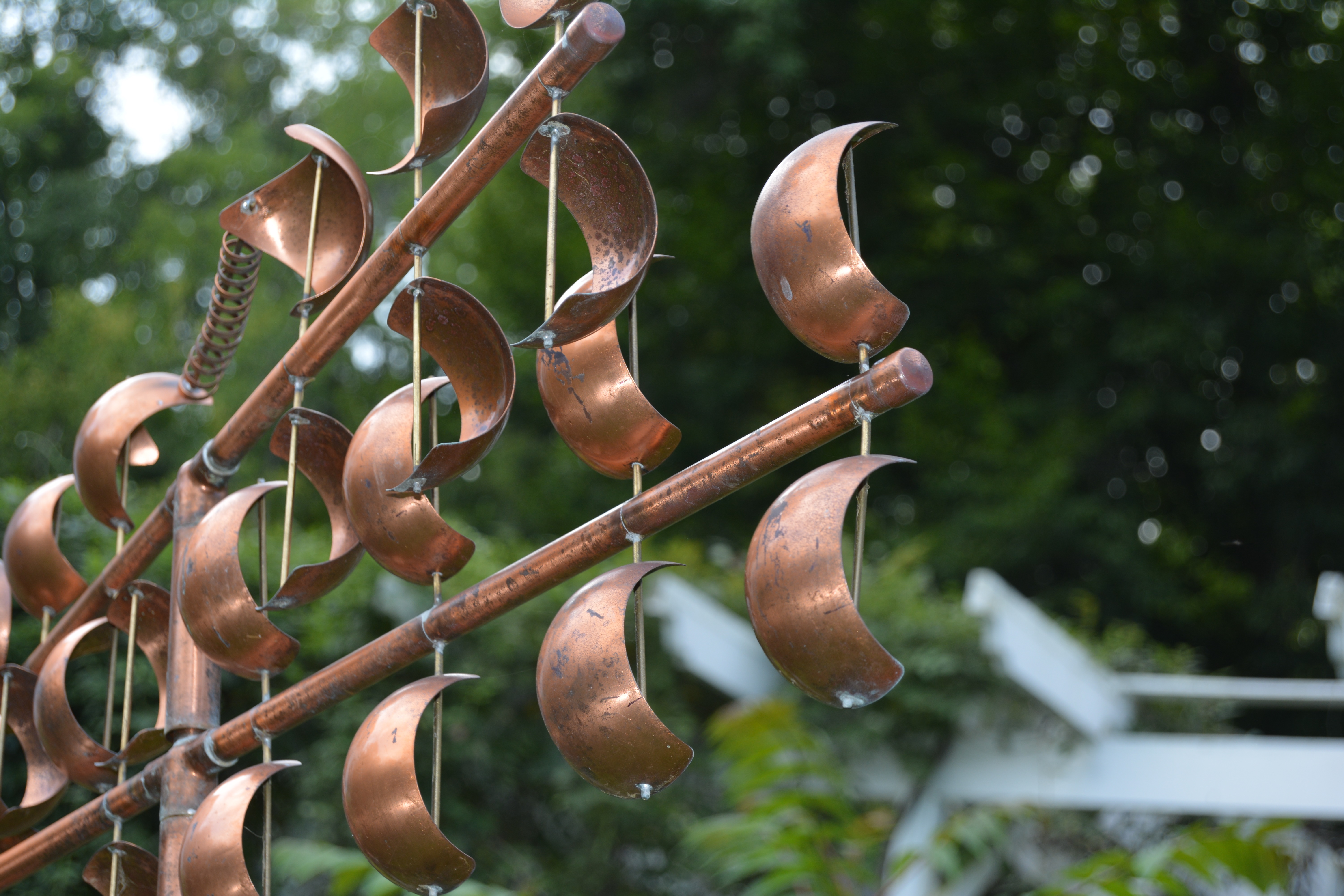 Copper Garden Wind Sculpture by Don Persinger | EBTH