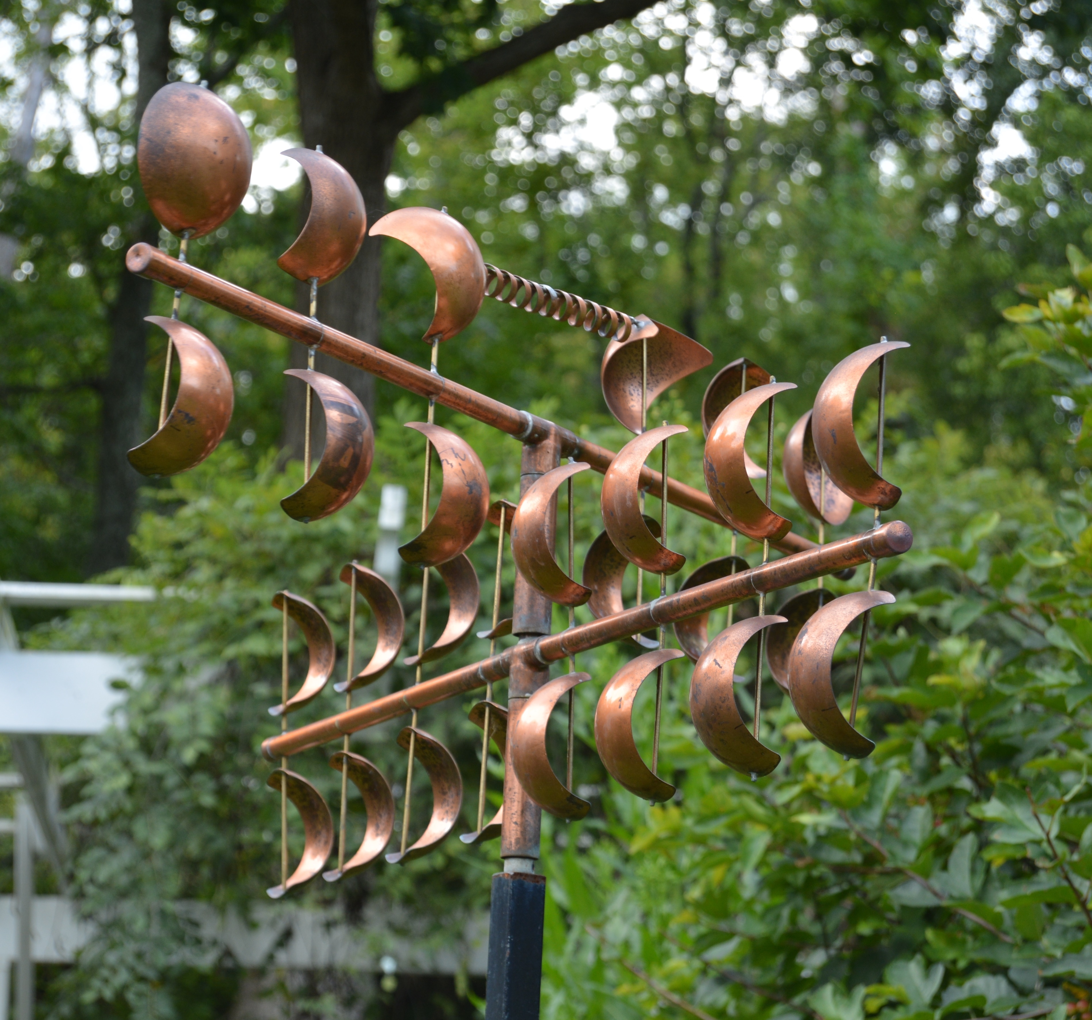 Copper Garden Wind Sculpture by Don Persinger | EBTH