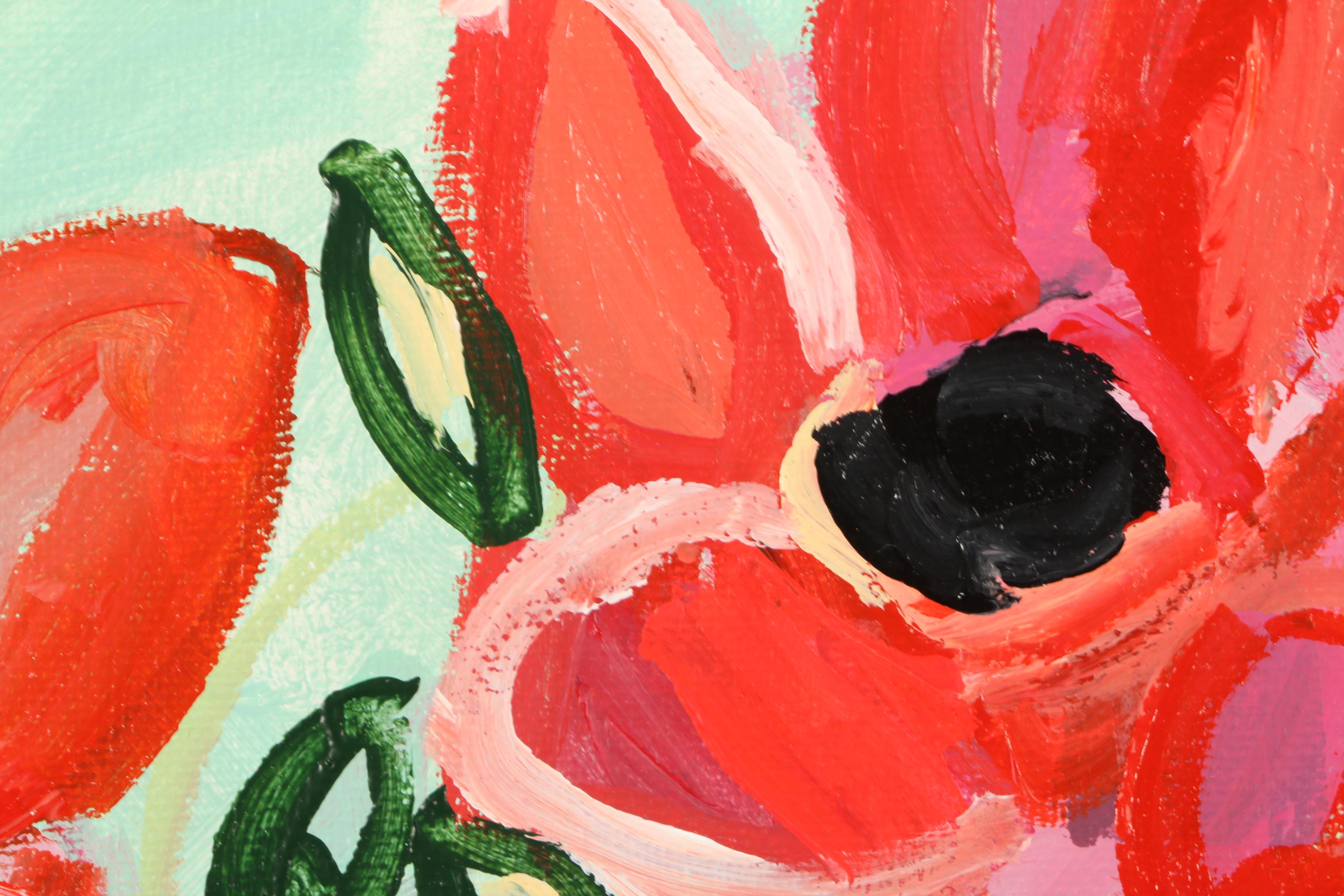 Kait Roberts Contemporary Acrylic Painting "In a Blue Moon" | EBTH