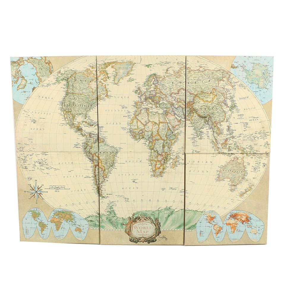 Giclée World Map After Elizabeth Medley | Everything But The House